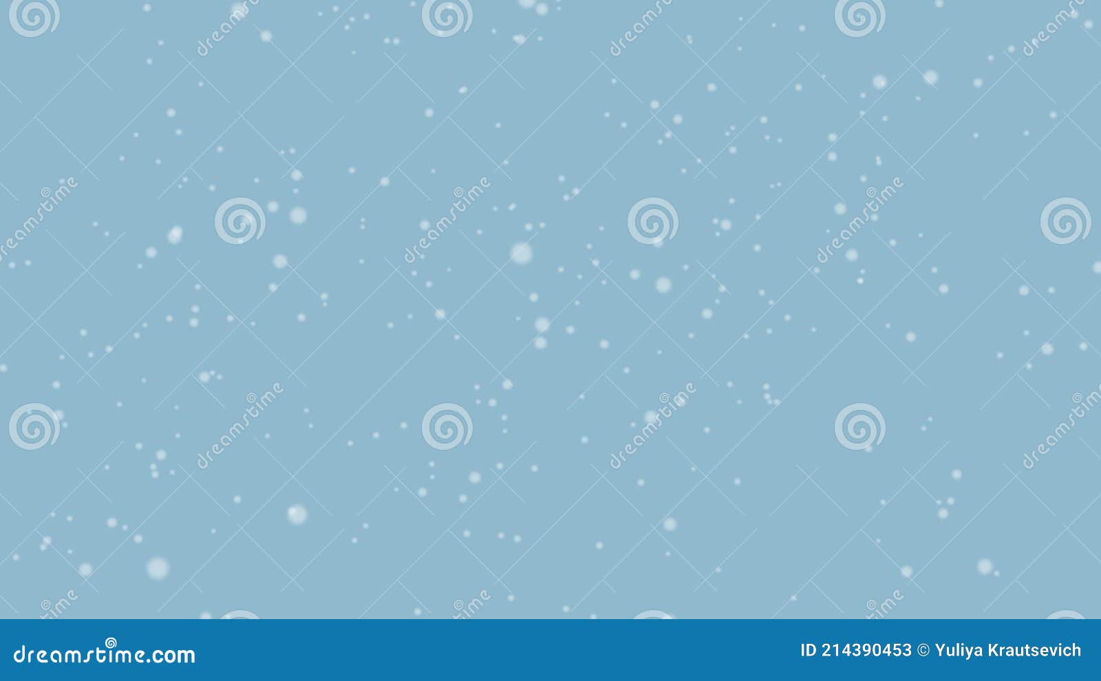 Real Snow, Falling Snow on Blue Background. Motion Graphics Stock Video ...