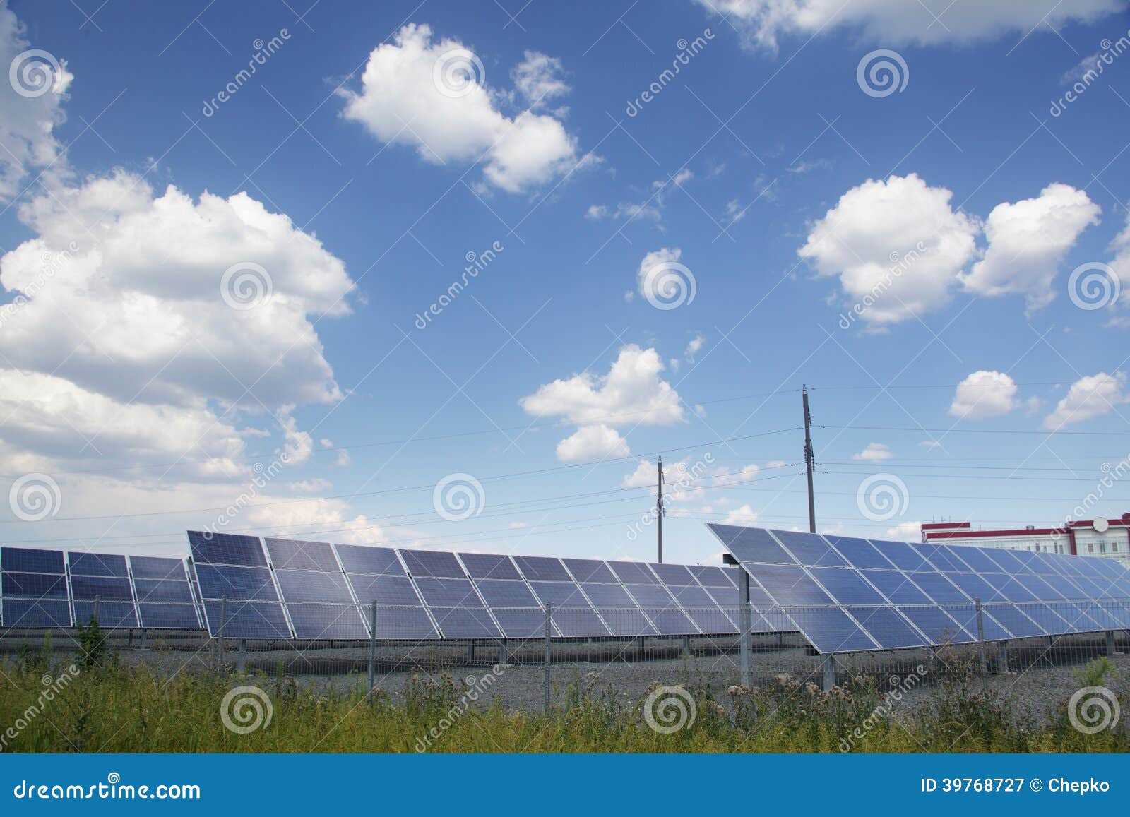 Real solar panels stock image. Image of grass, choice - 39768727