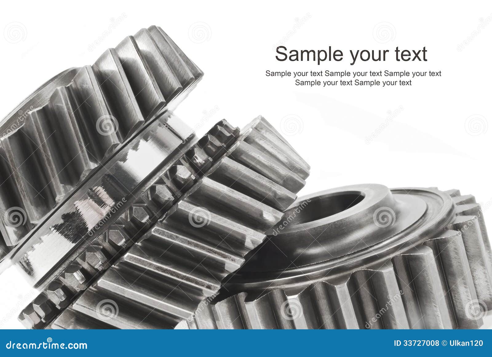 Real stainless steel gears stock photo. Image of engine - 33727008