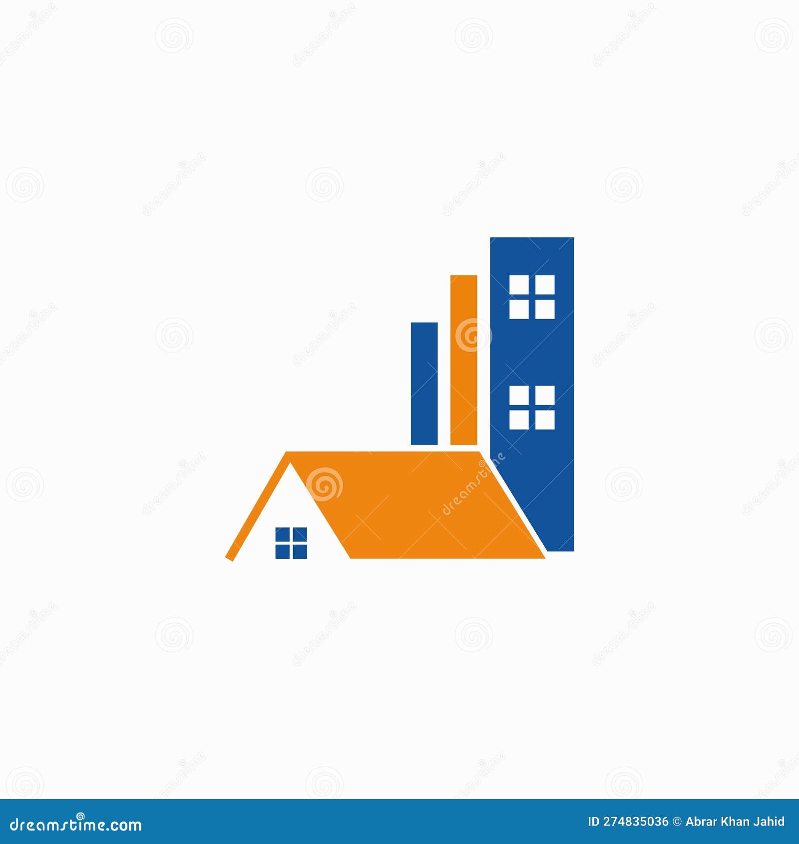 Real State Vector Logo Template Design Stock Vector - Illustration of ...