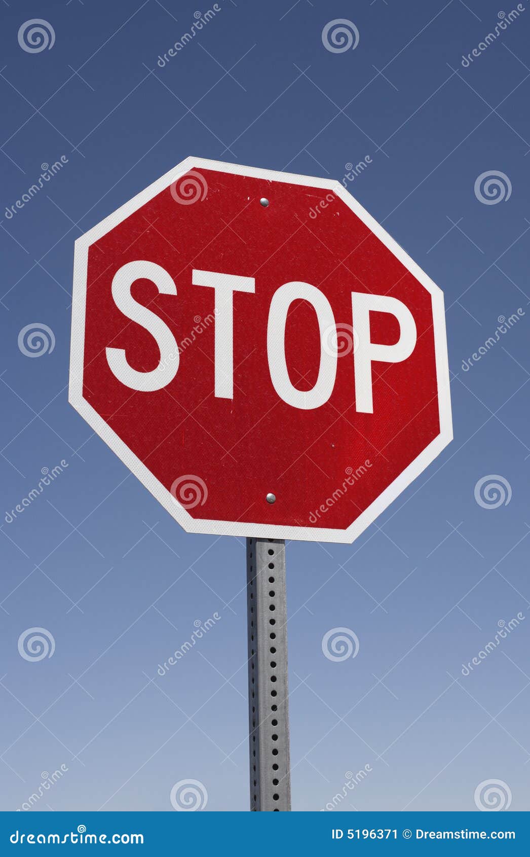 A real Stop sign. stock image. Image of pole, stop, symbol - 5196371