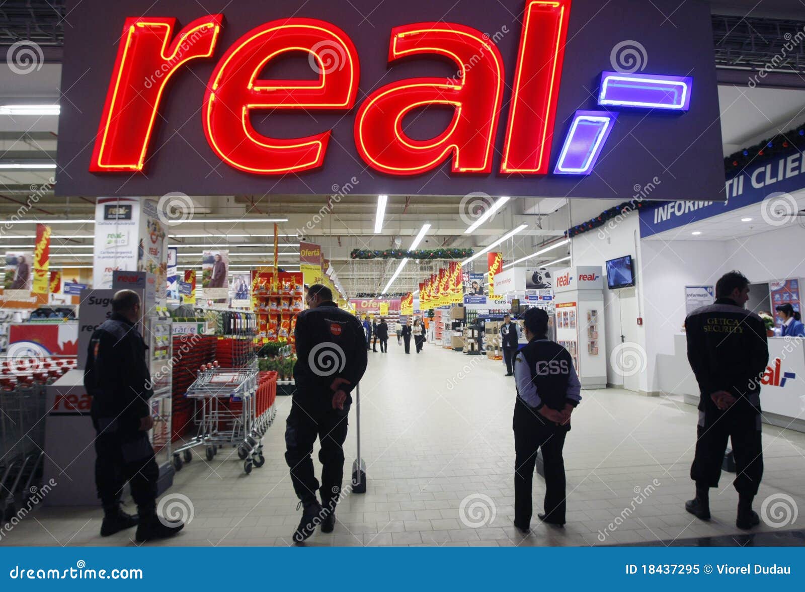 Real supermarket entrance editorial image. Image of economy - 18437295