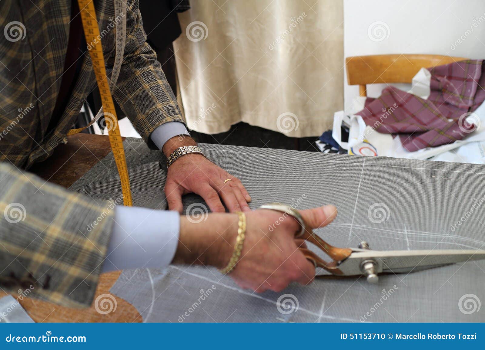 Real tailor stock photo. Image of closeup, designer, clothing - 51153710