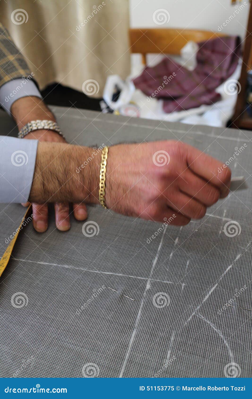 Real tailor stock image. Image of equipment, dressmaker - 51153775