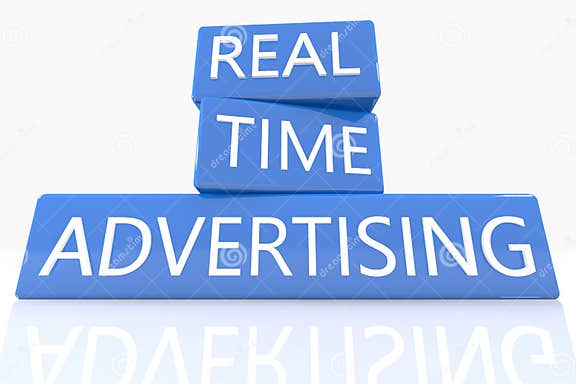 Real Time Advertising stock photo. Image of market, business - 48169334