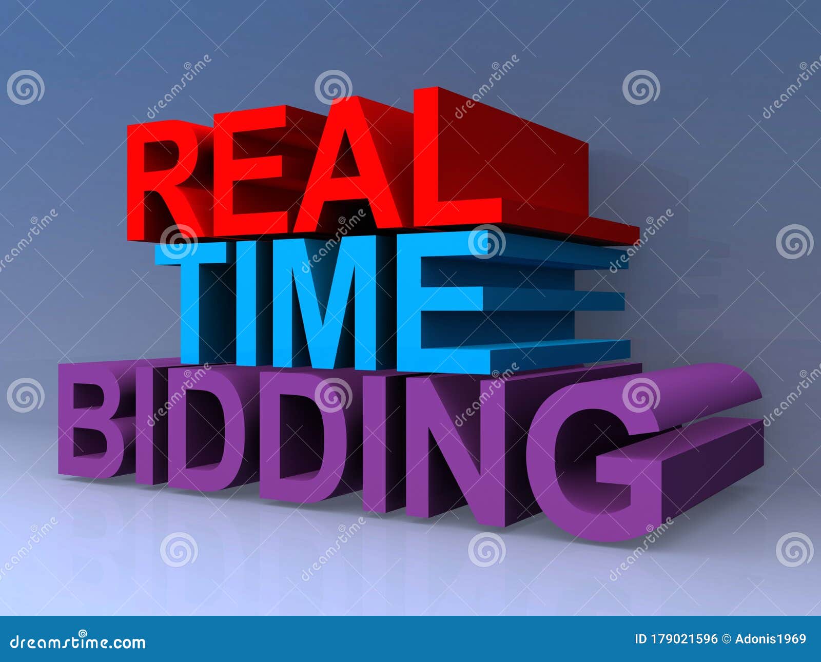 Real time bidding stock illustration. Illustration of pixelated - 179021596