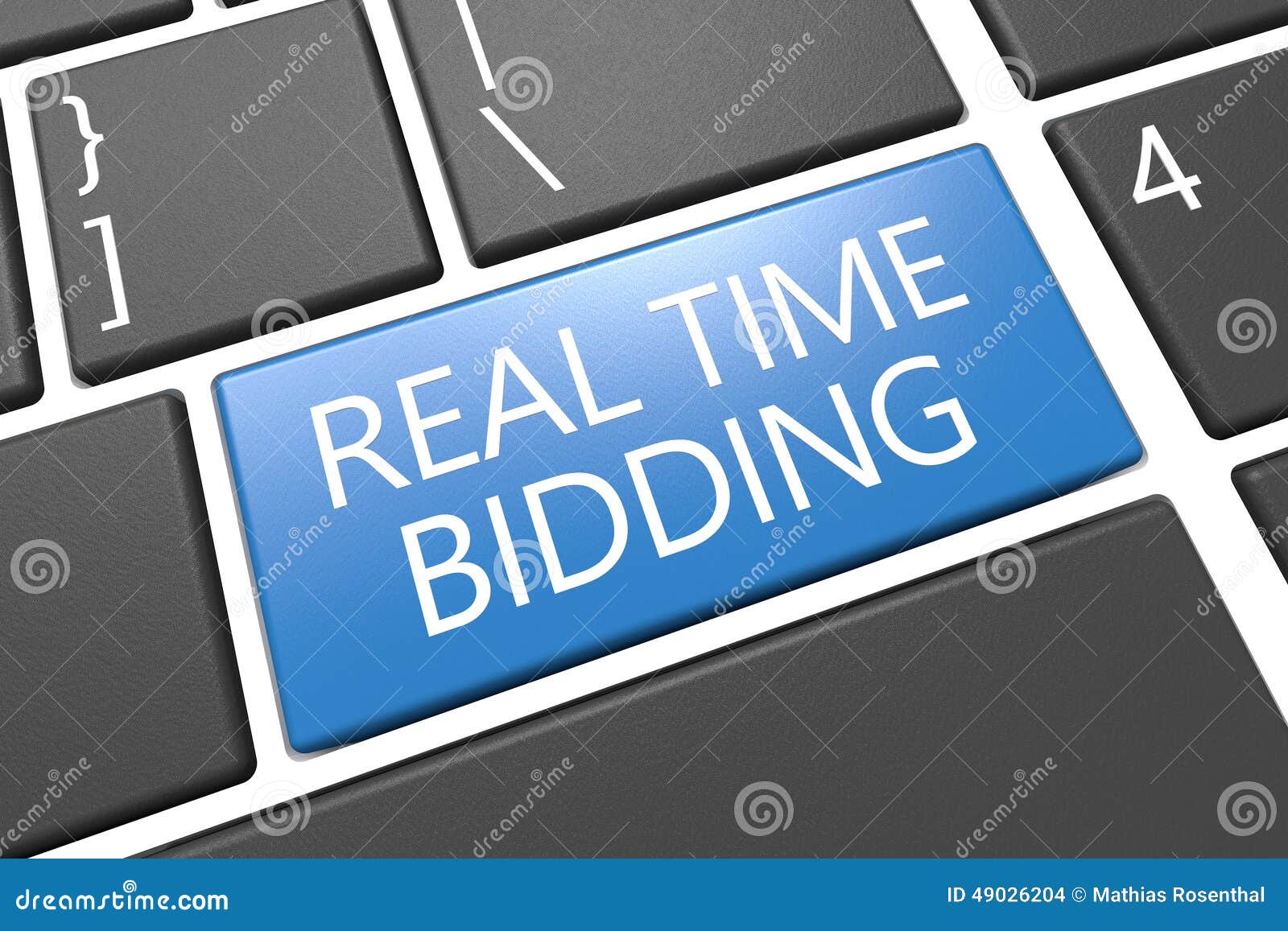 Real Time Bidding stock illustration. Illustration of electronic - 49026204