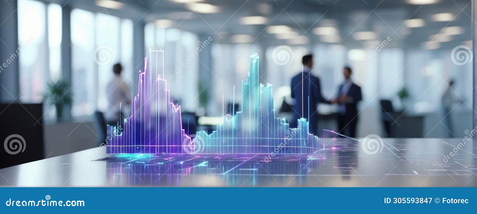 Real-Time Data Analysis in the Office Stock Image - Image of technology ...