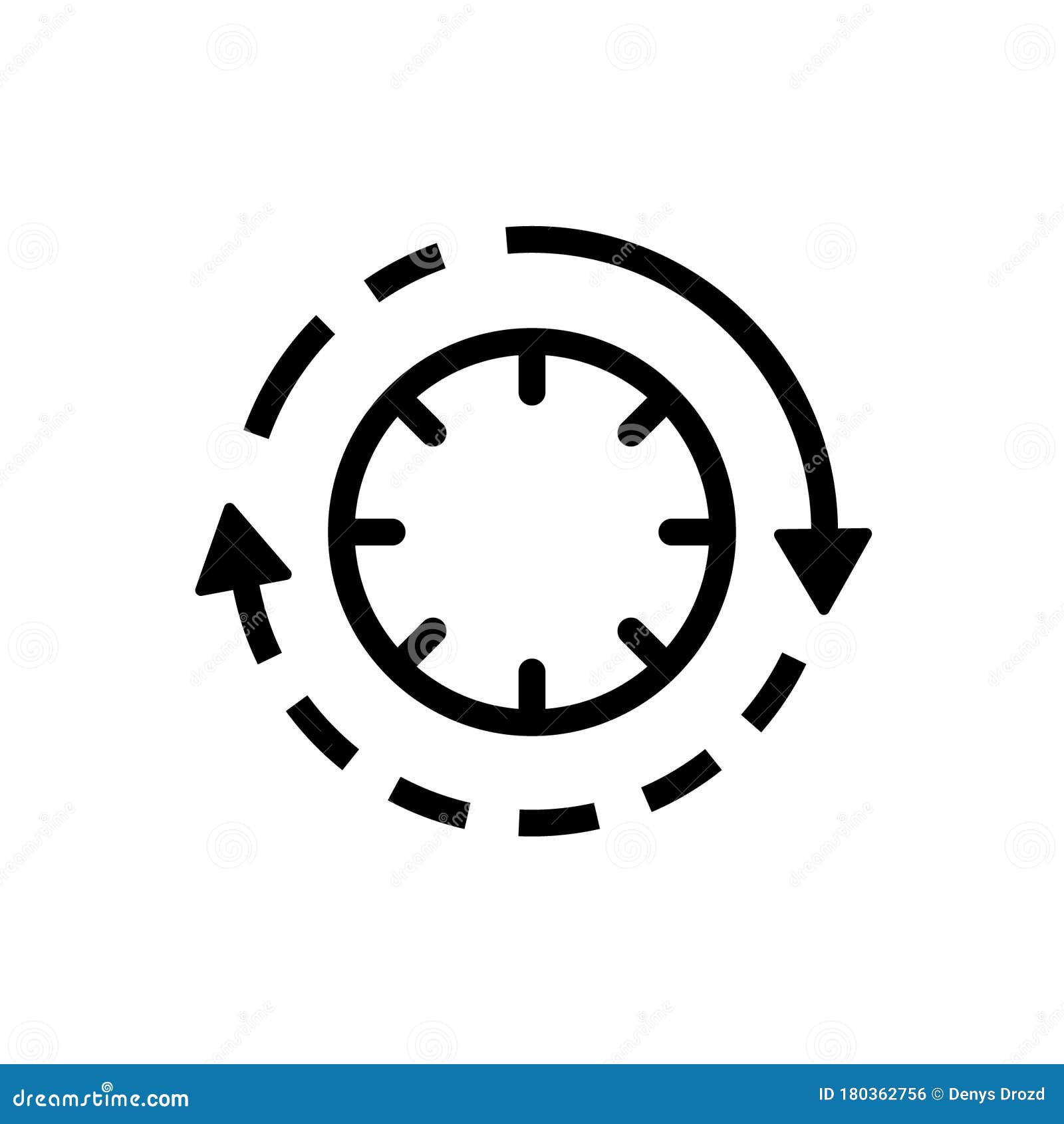 Real Time Data Outline Vector Icon. Analytics Illustration Sign ... Real Time Data Outline Vector Icon. Analytics Illustration Sign ...