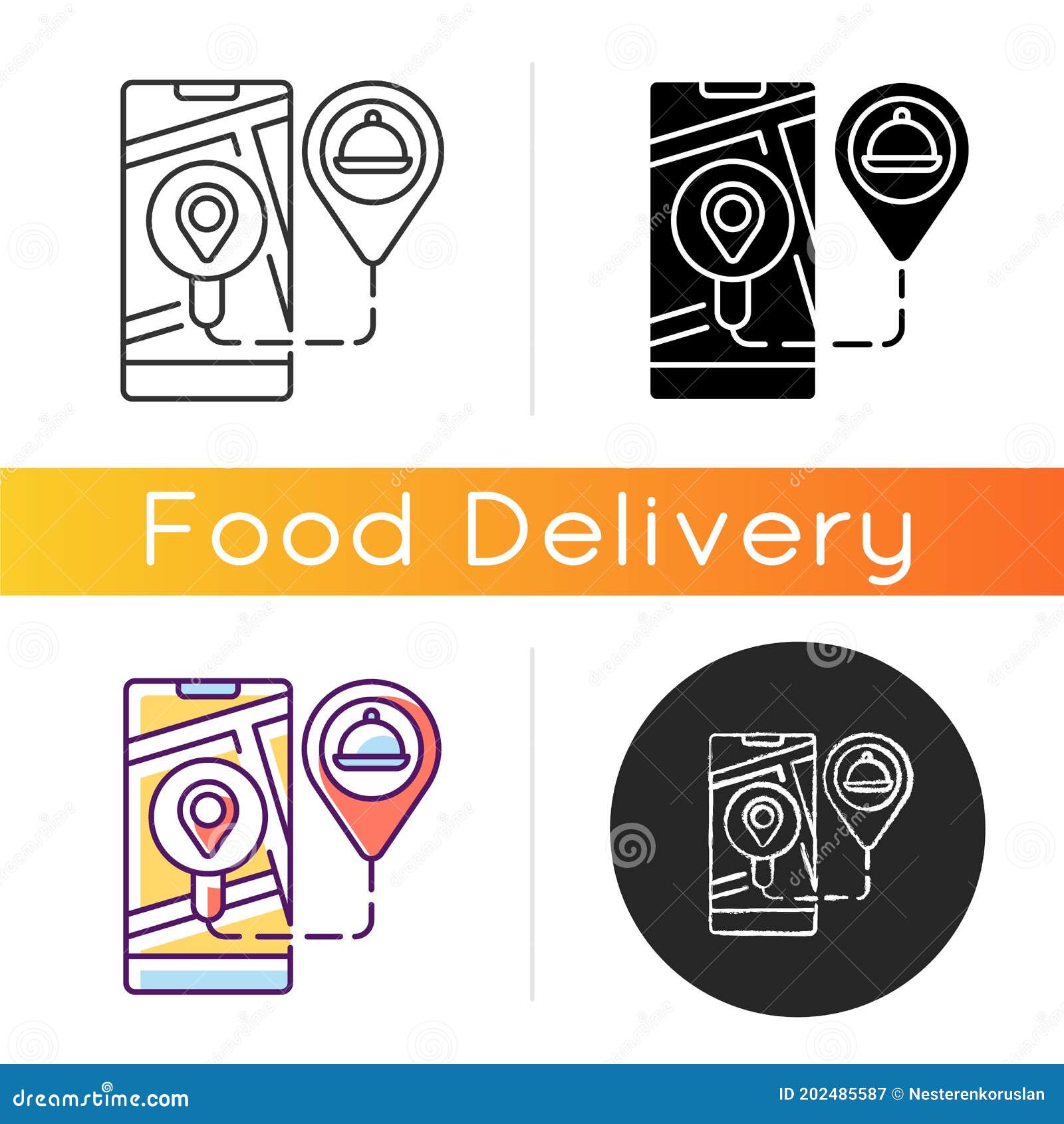 Real-time Order Tracking Icon Stock Vector - Illustration of symbol ...