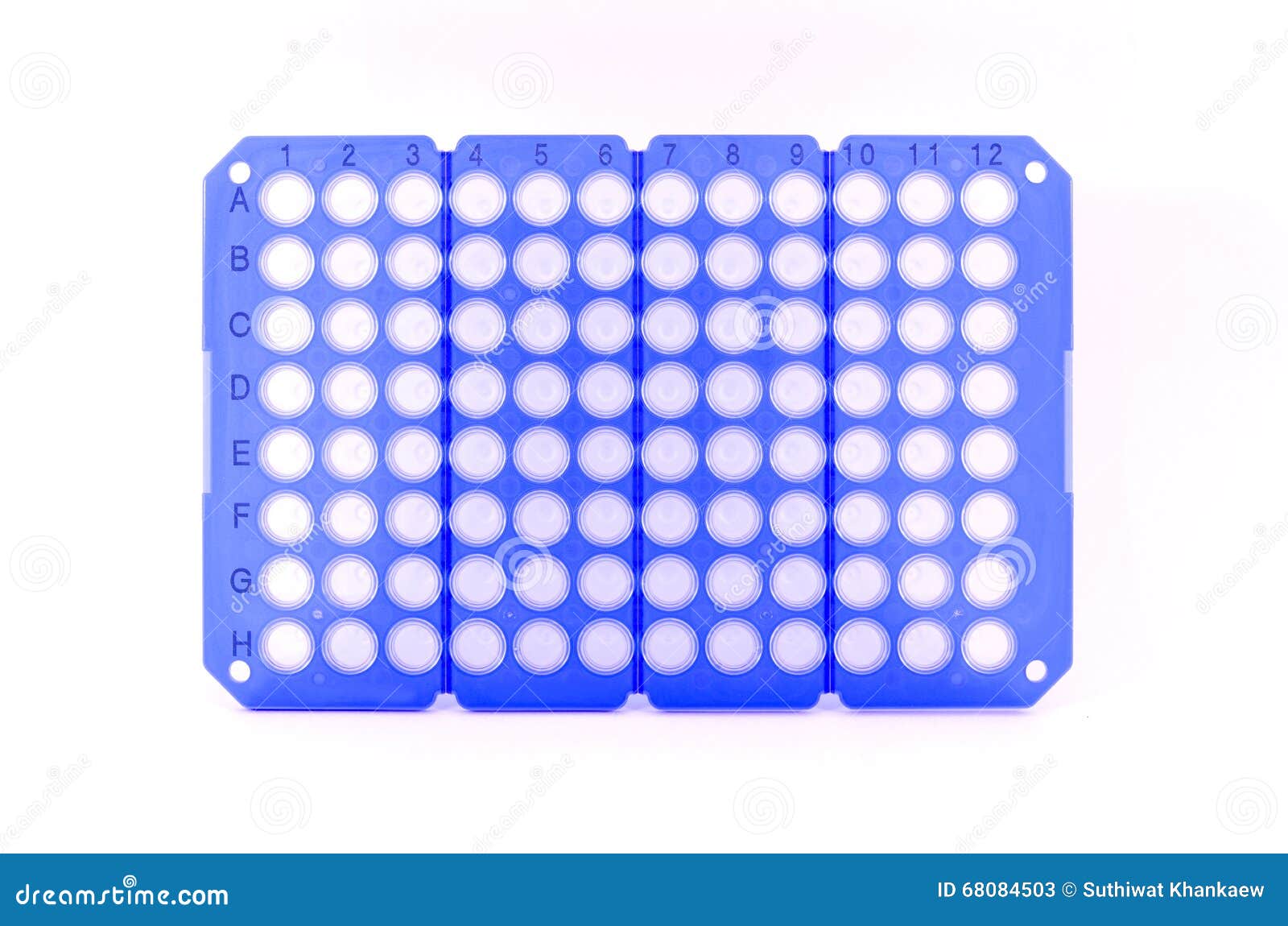 Real time PCR plate stock image. Image of develop, equipment - 68084503
