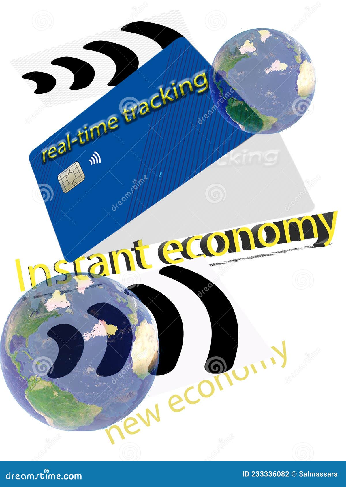 Real-time Tracking and Instant Economy Stock Illustration ...