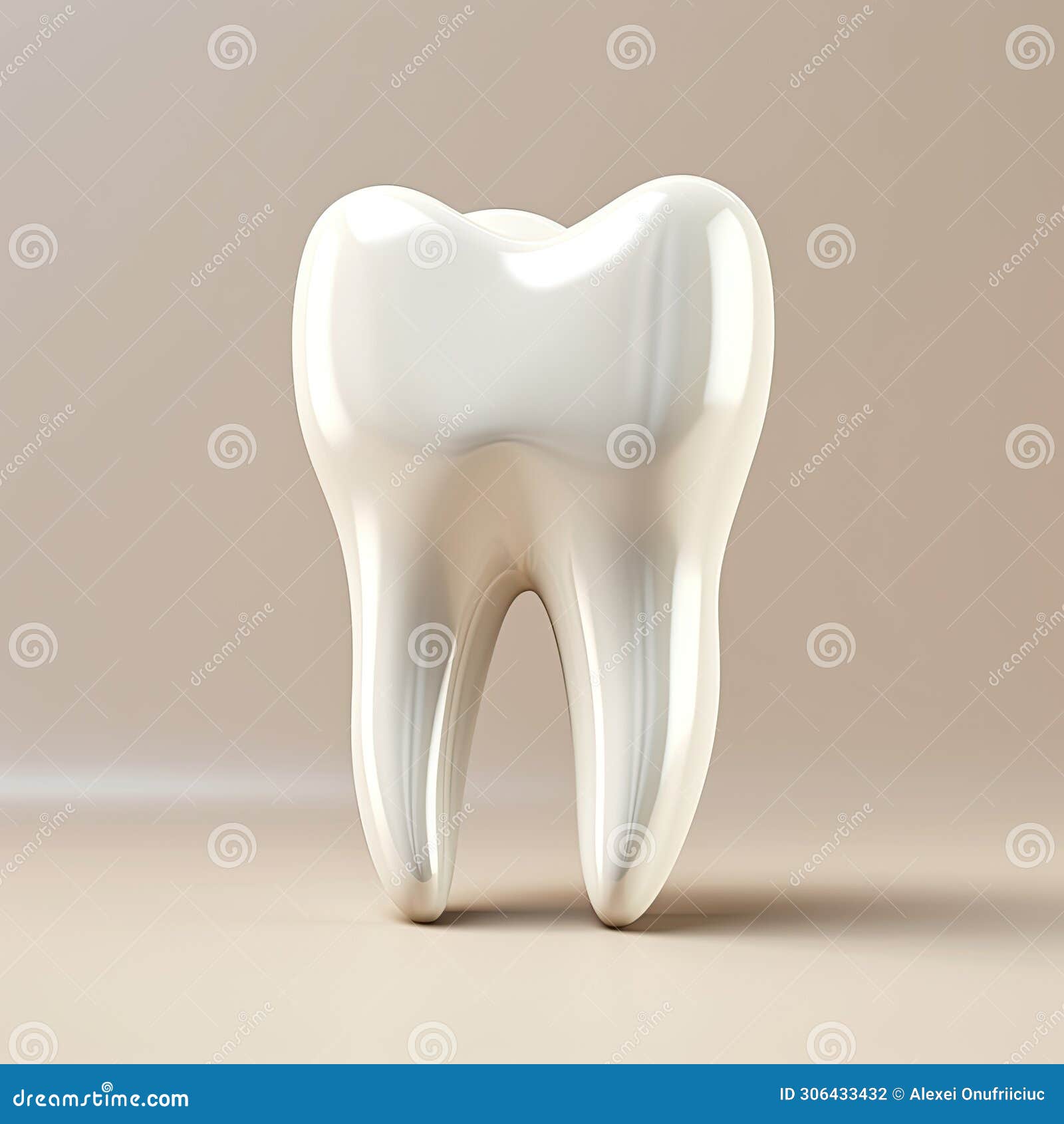 Real Tooth White on White Background Stock Illustration - Illustration ...