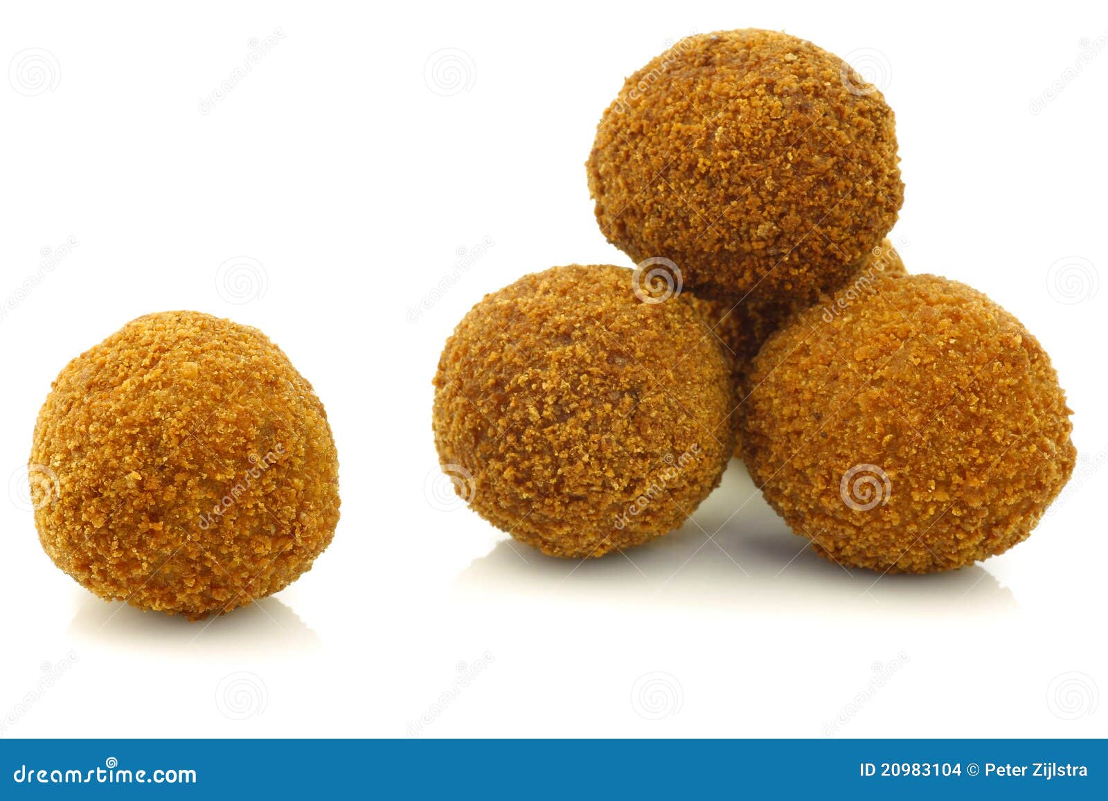 A Real Traditional Dutch Snack Called Bitterbal Stock Photo - Image of ...