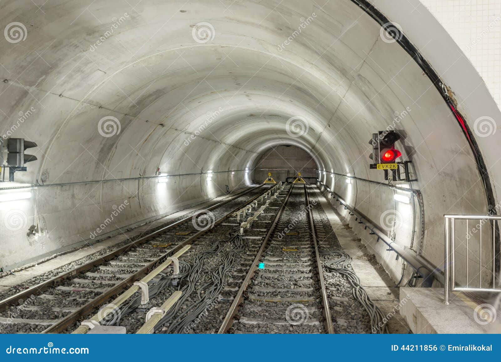 Real Tunnel with High Speed Stock Photo - Image of curve, railroad ...