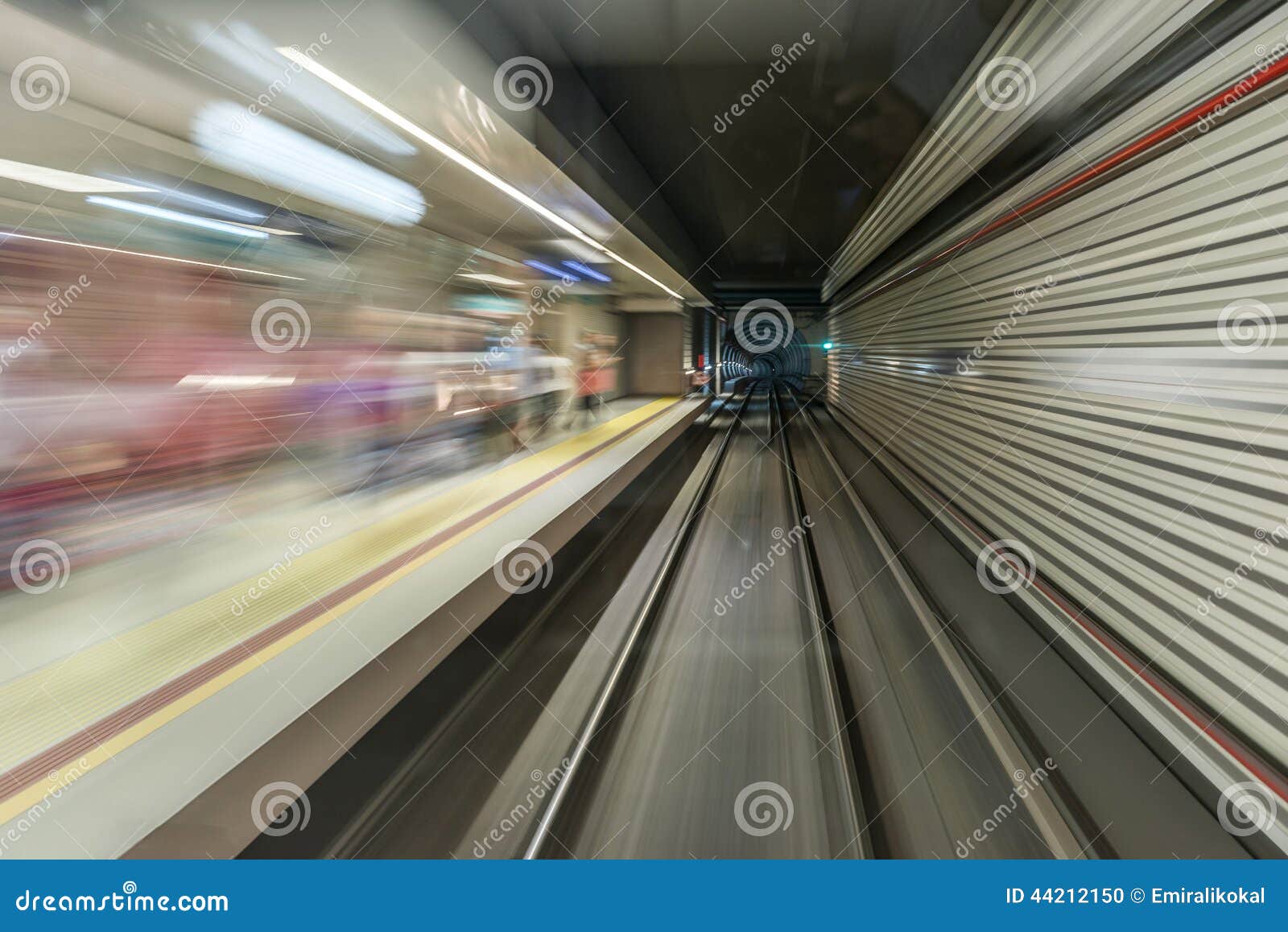 Real Tunnel with High Speed Stock Photo - Image of motion, high: 44212150