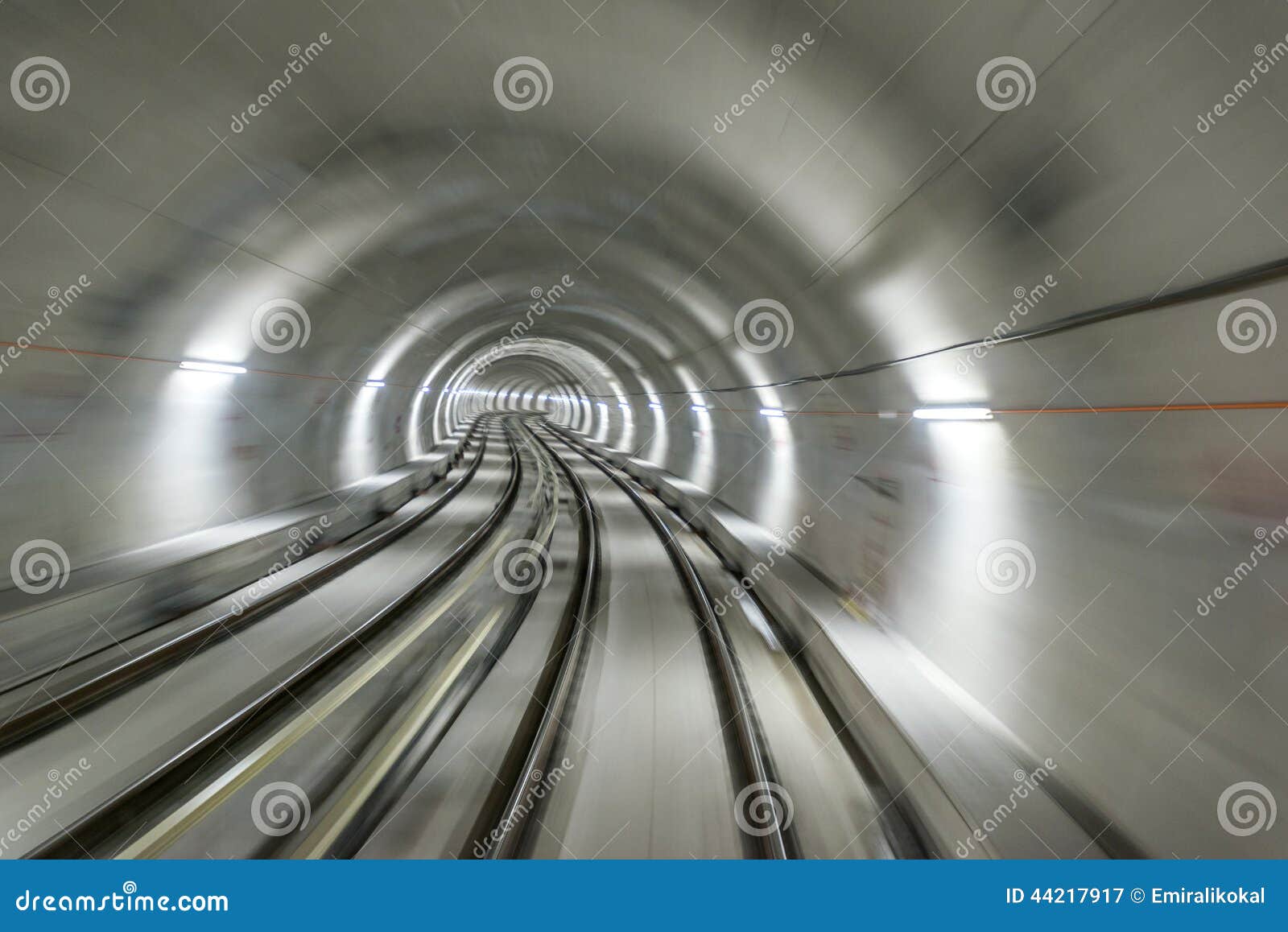 Real Tunnel with High Speed Stock Image - Image of speed, mode: 44217917