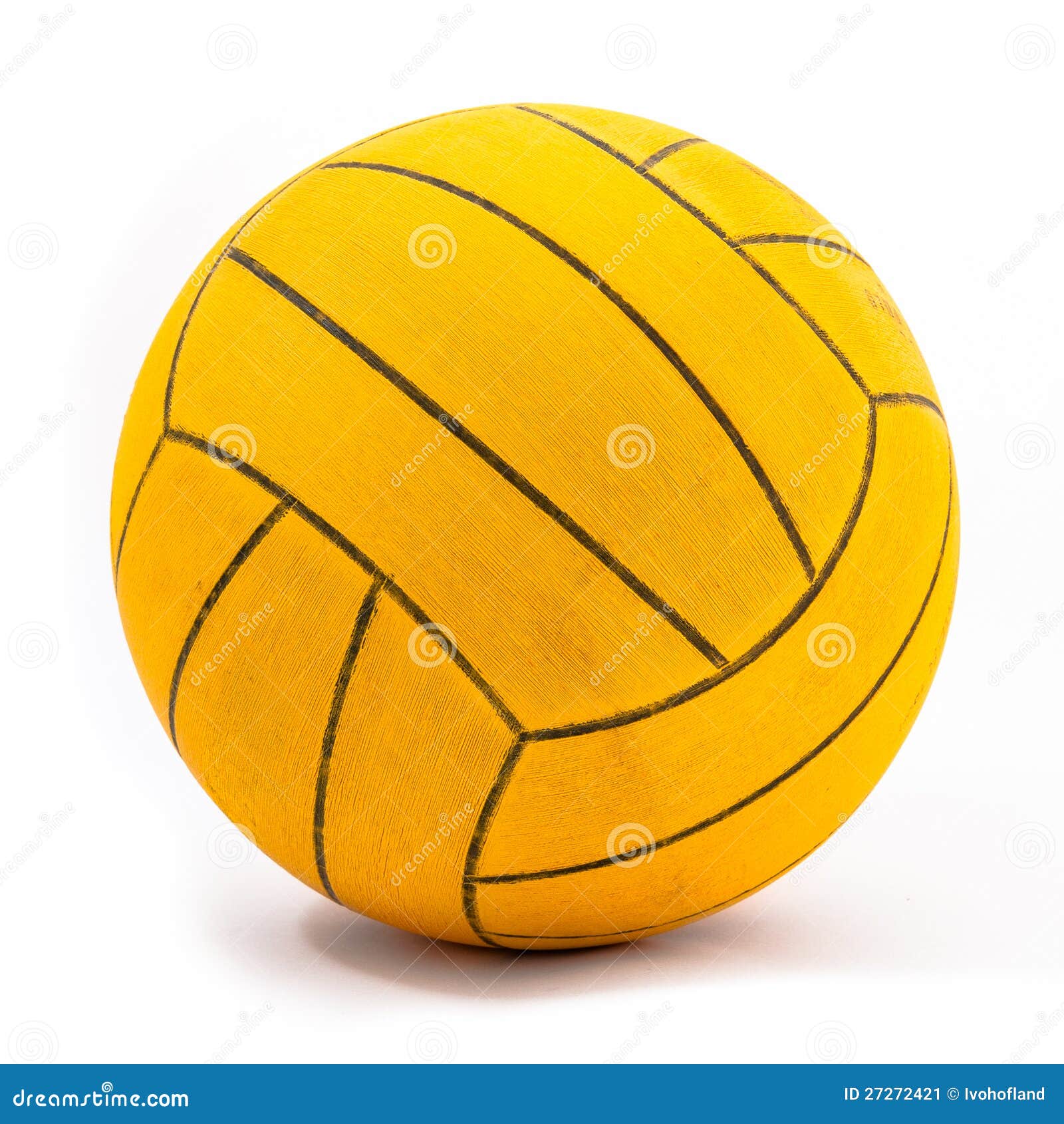 Real and Used Water Polo Ball Stock Image - Image of playful, throw ...