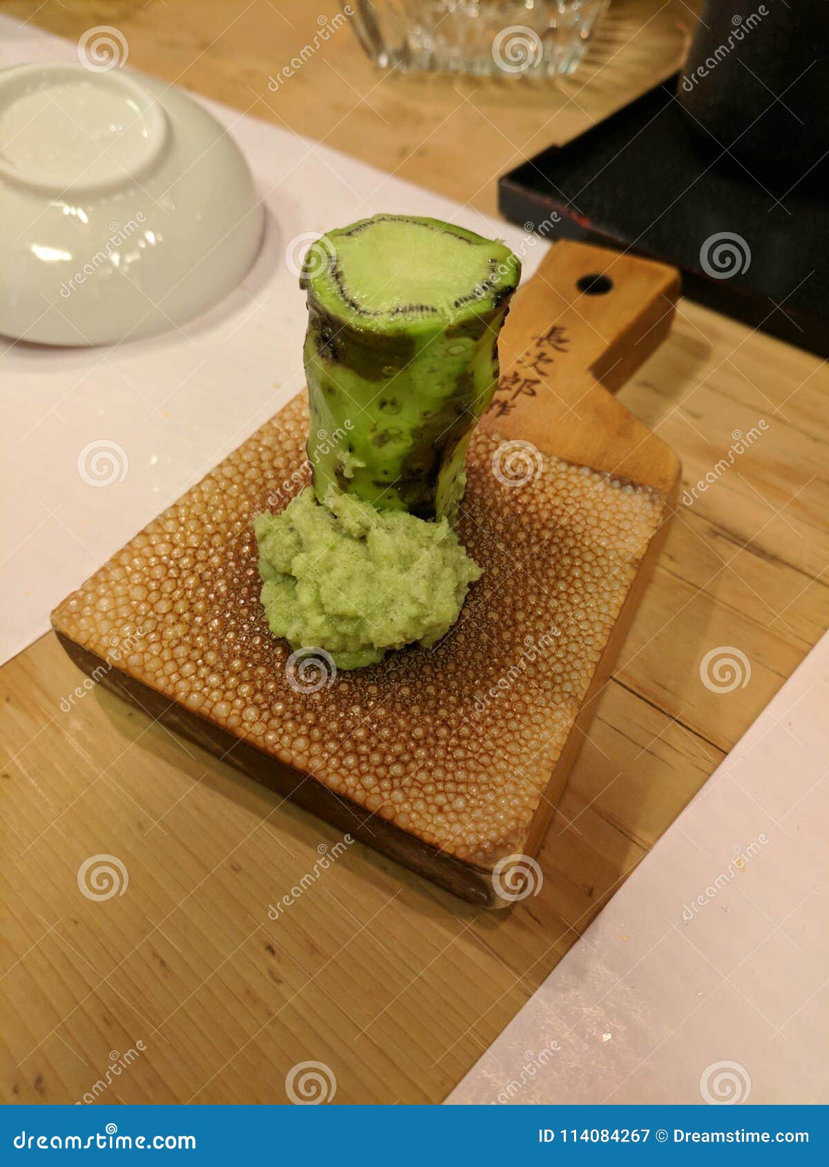Real wasabi stock image. Image of wasabi, cuisine, japan - 114084267
