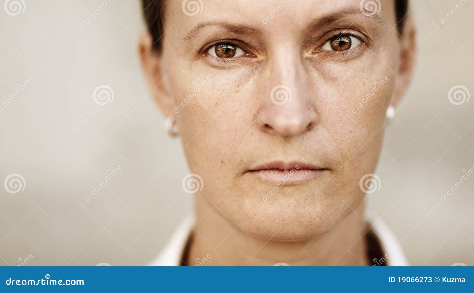 Real woman stock image. Image of mature, caucasian, outdoors - 19066273