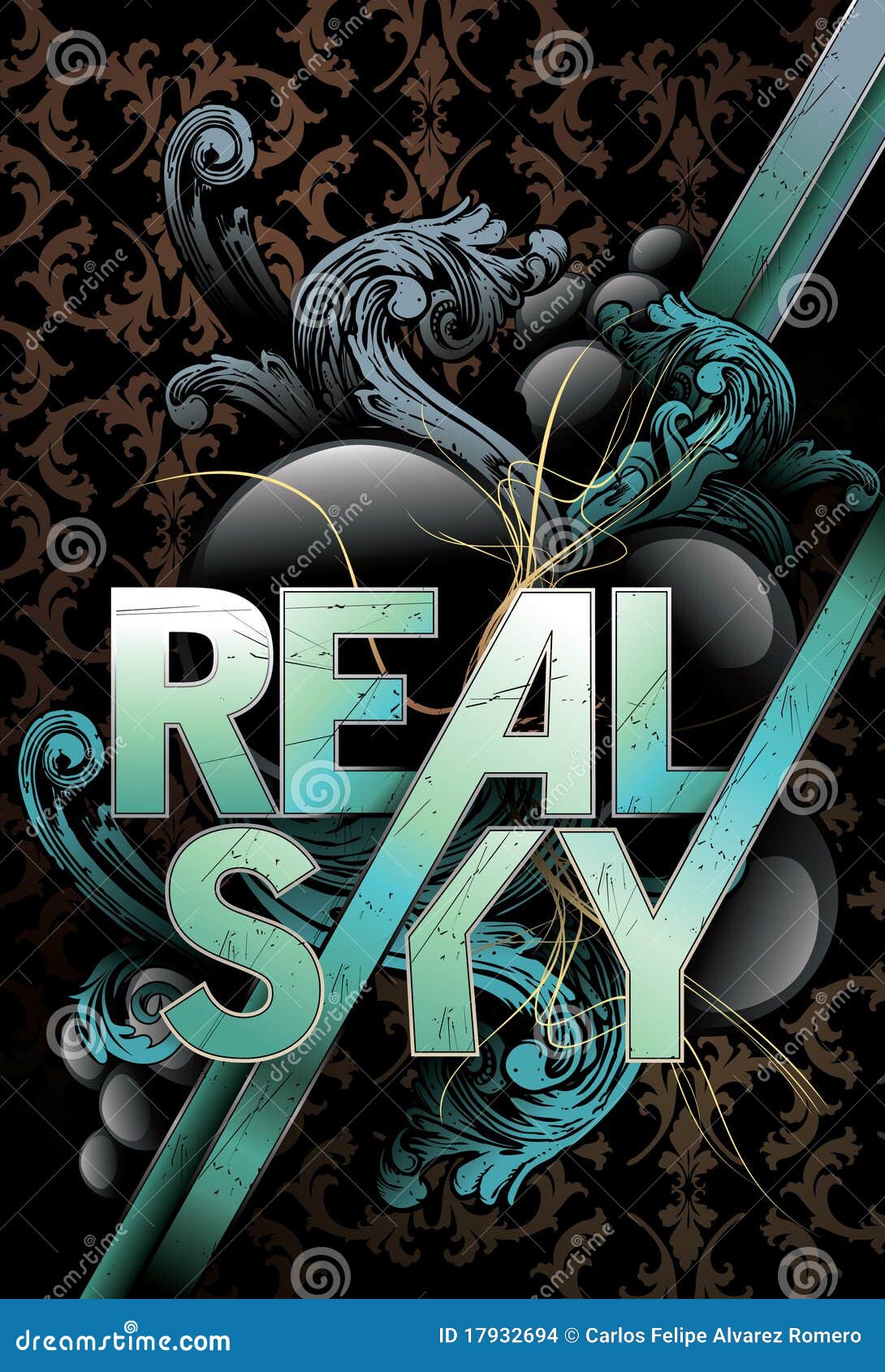 Real word stock vector. Illustration of design, elegance - 17932694