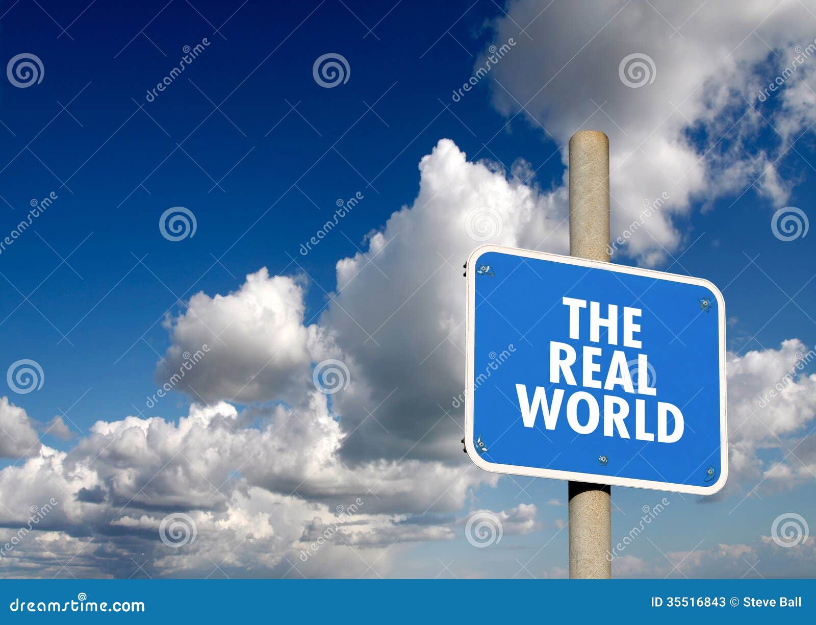 The real world signpost stock image. Image of future - 35516843