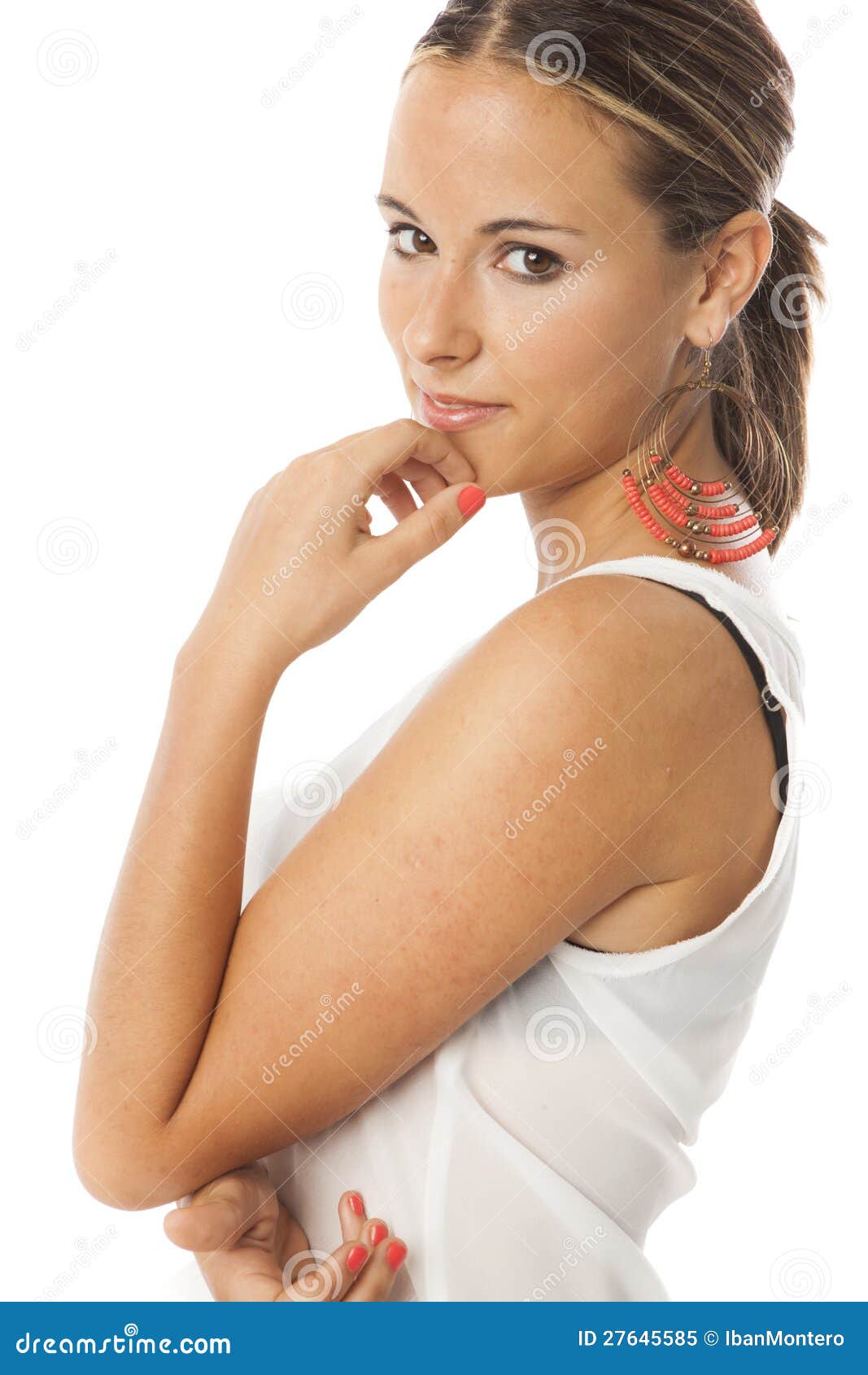 Real young beautiful woman stock image. Image of lovely - 27645585