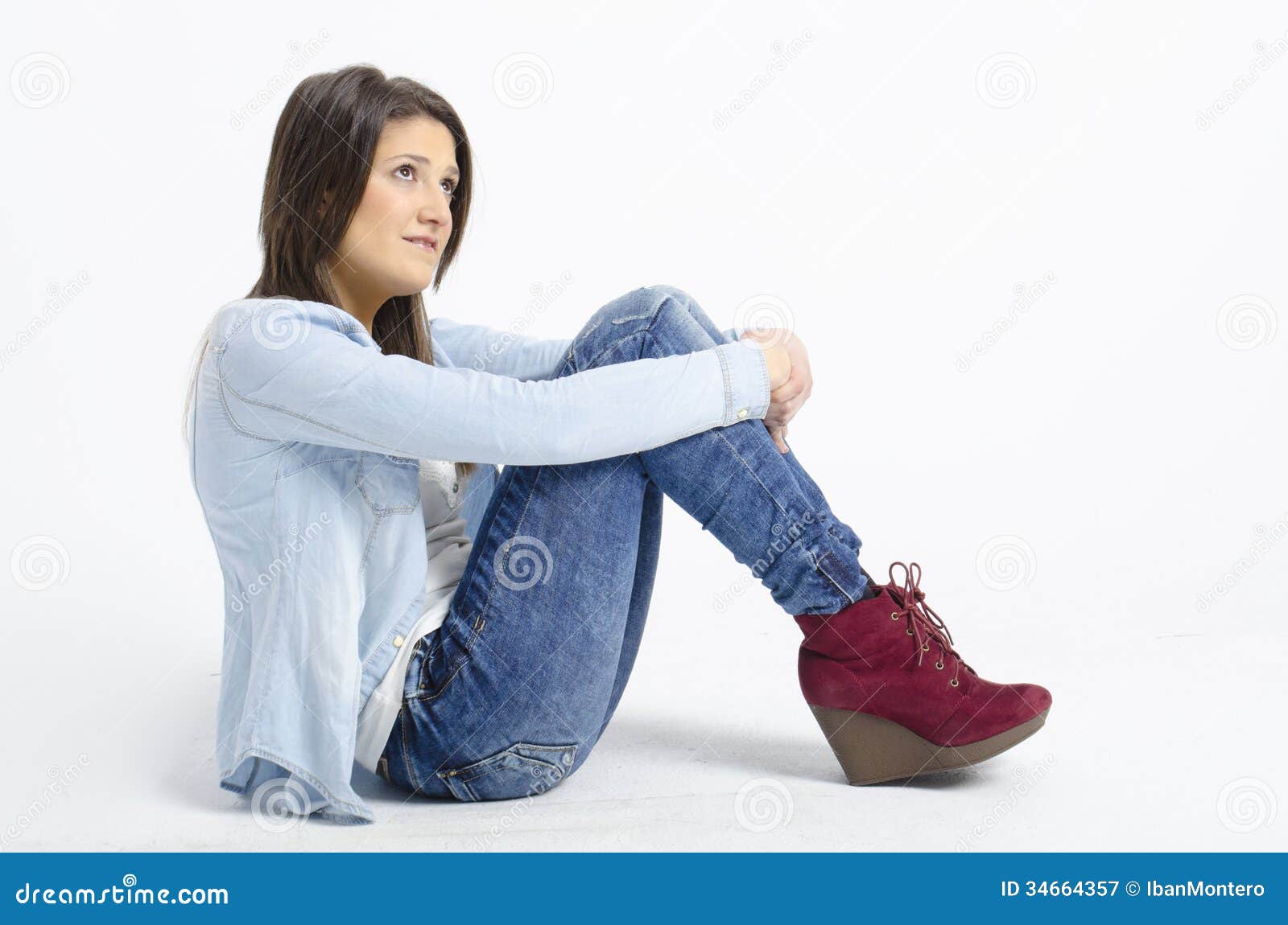 Real young cute woman stock image. Image of lovely, pretty - 34664357