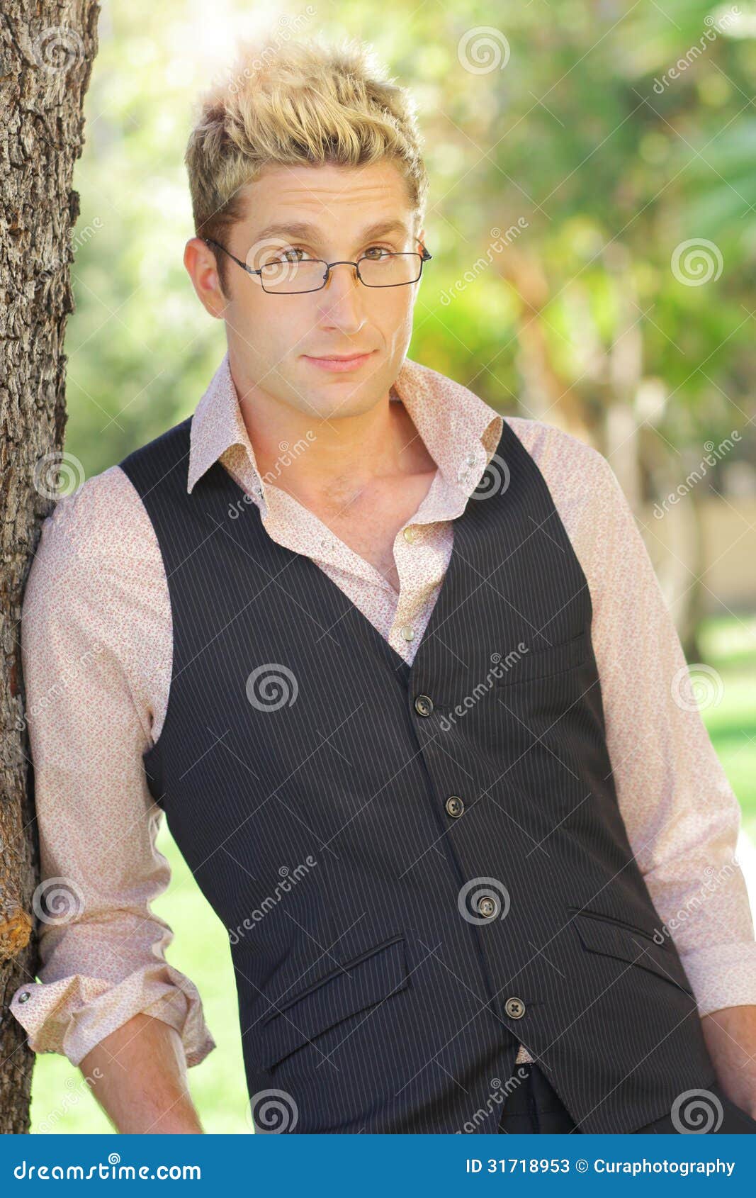 Real young guy stock image. Image of hand, outside, leaning - 31718953