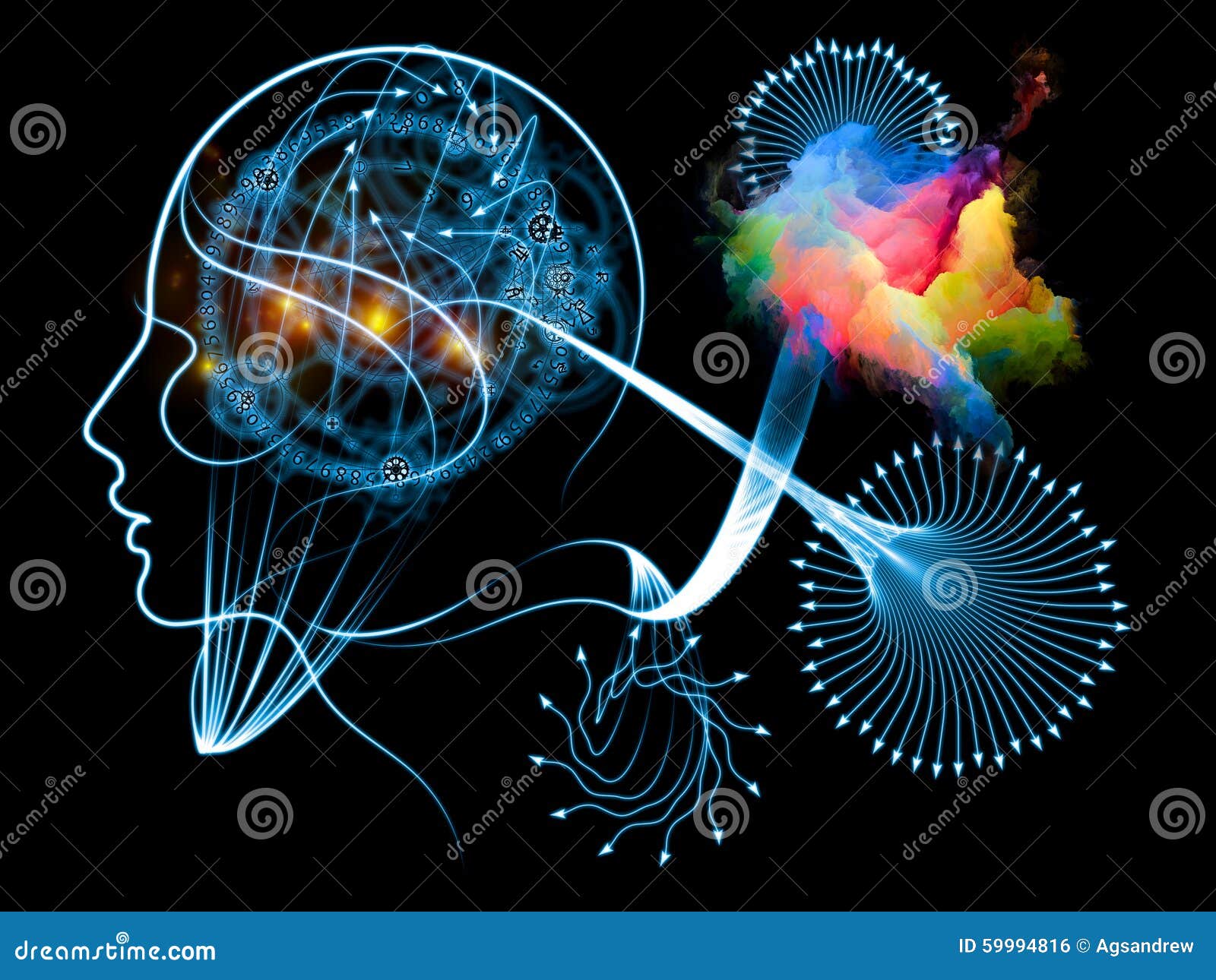 Realidad humana stock de ilustración. Ilustración de pista - 59994816