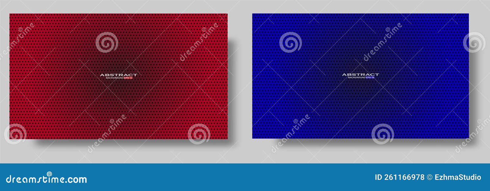 Realistic Abstract Background on Red and Blue Theme Stock Vector ...