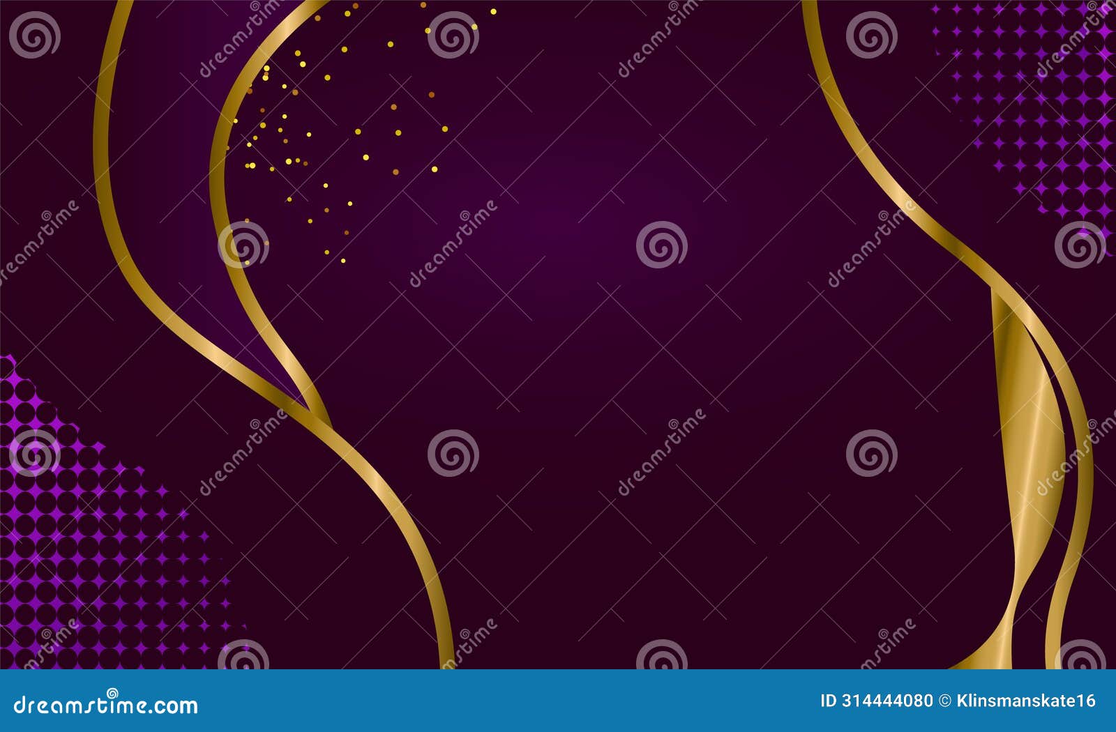 Realistic Abstract Luxury Purple and Gold Background Stock Vector ...