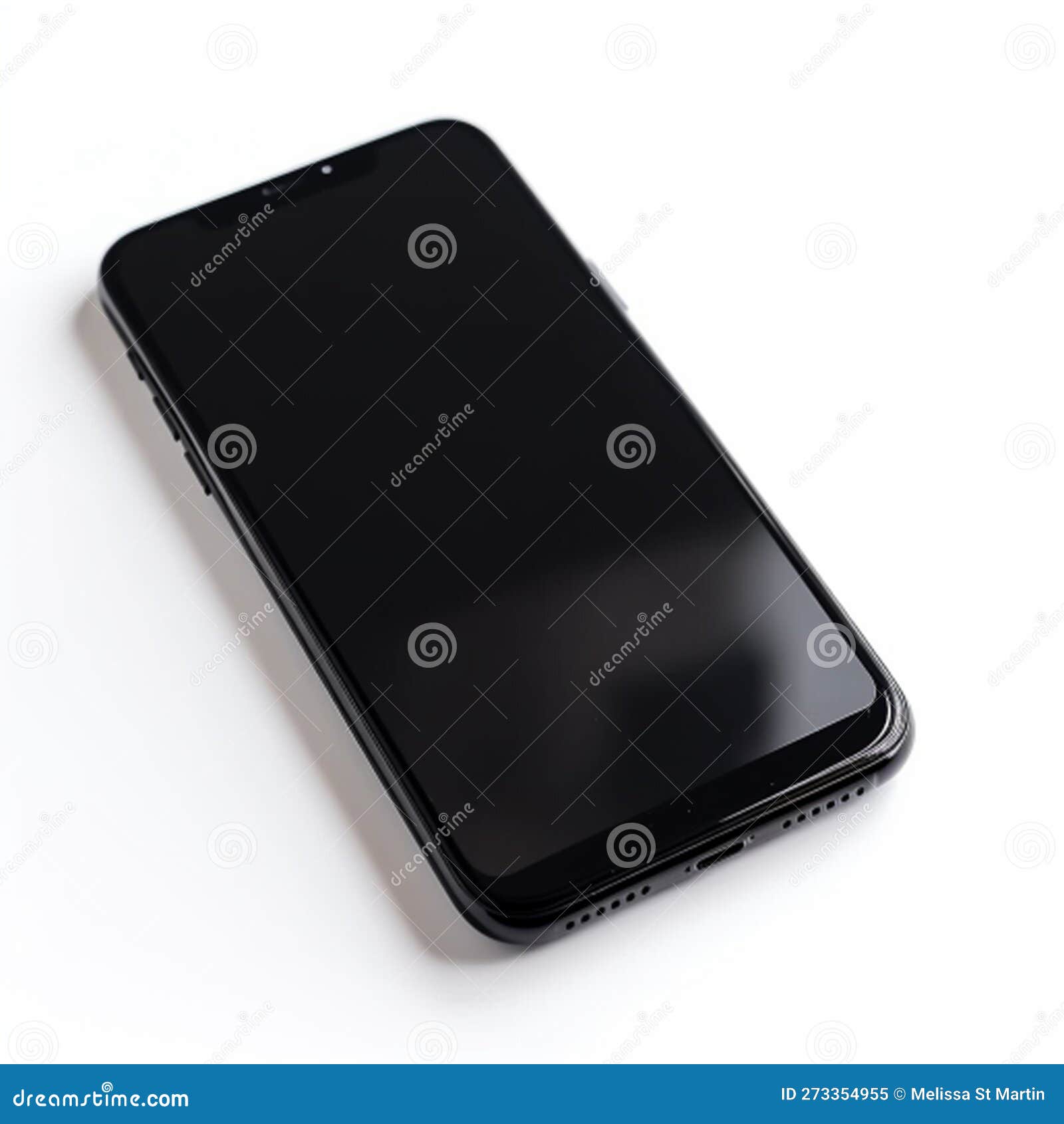 Realistic Android Mobile Phone Illustration Stock Image - Illustration ...