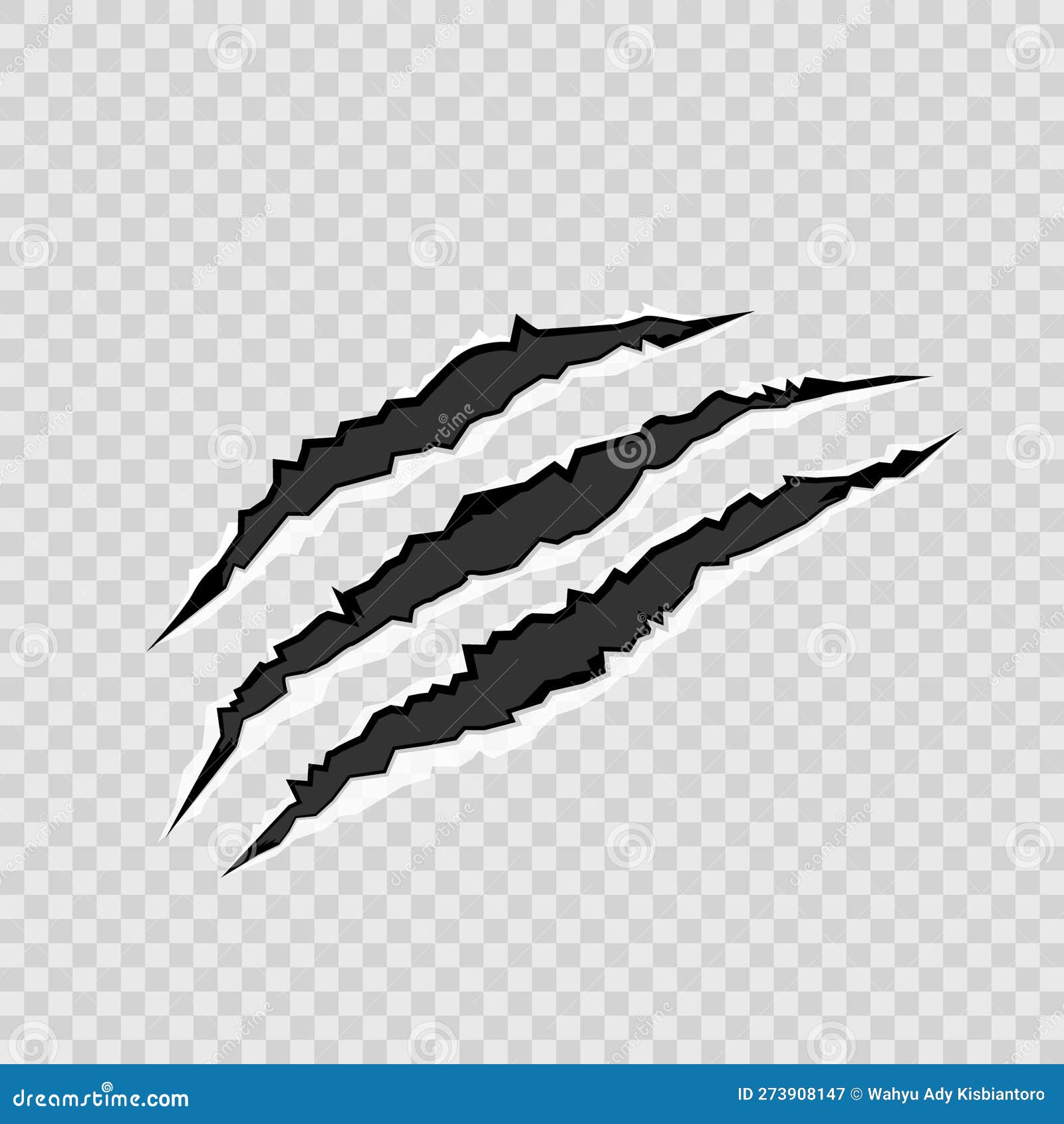 Realistic Animal Scratches Vector Stock Vector - Illustration of design ...