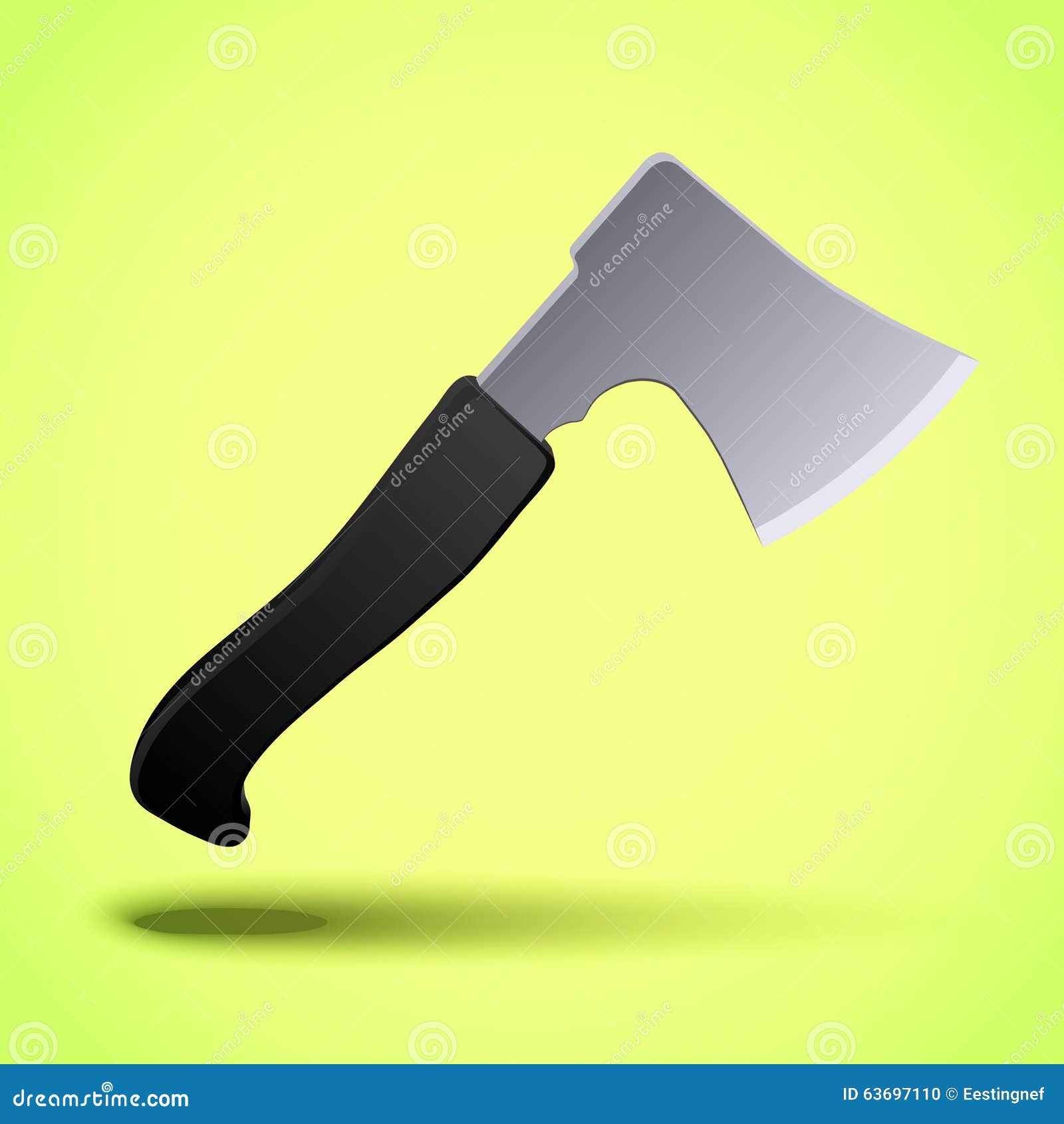 Realistic axe . stock vector. Illustration of forestry - 63697110