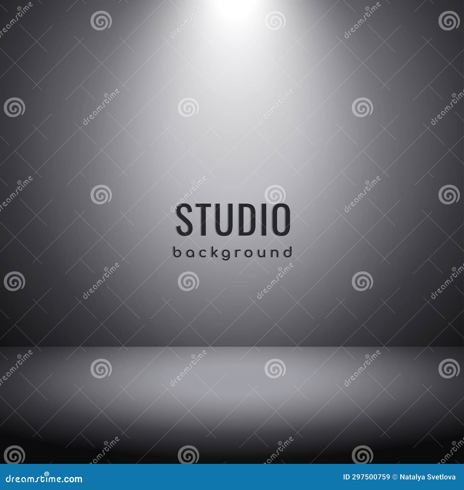 Realistic Background for Product Display. Grey Studio Room Background ...