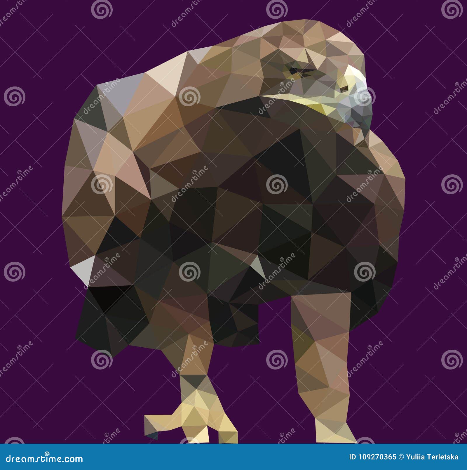 Triangle Eagle Logo Design Illustration . Letter A Eagle Logo . Modern ...