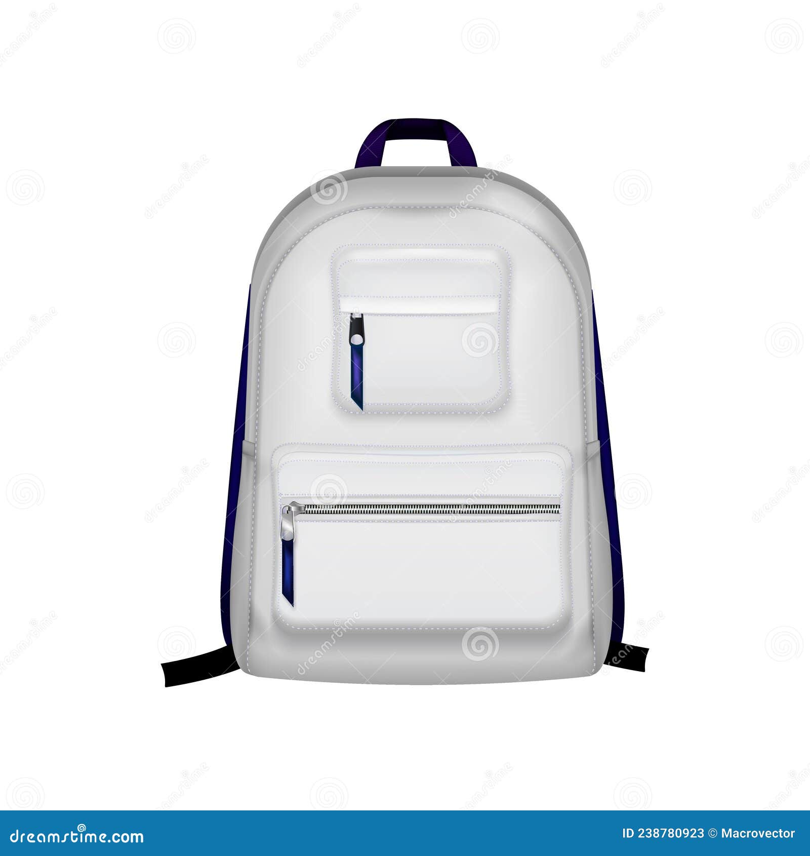 Realistic Backpack Illustration Cartoon Vector | CartoonDealer.com ...