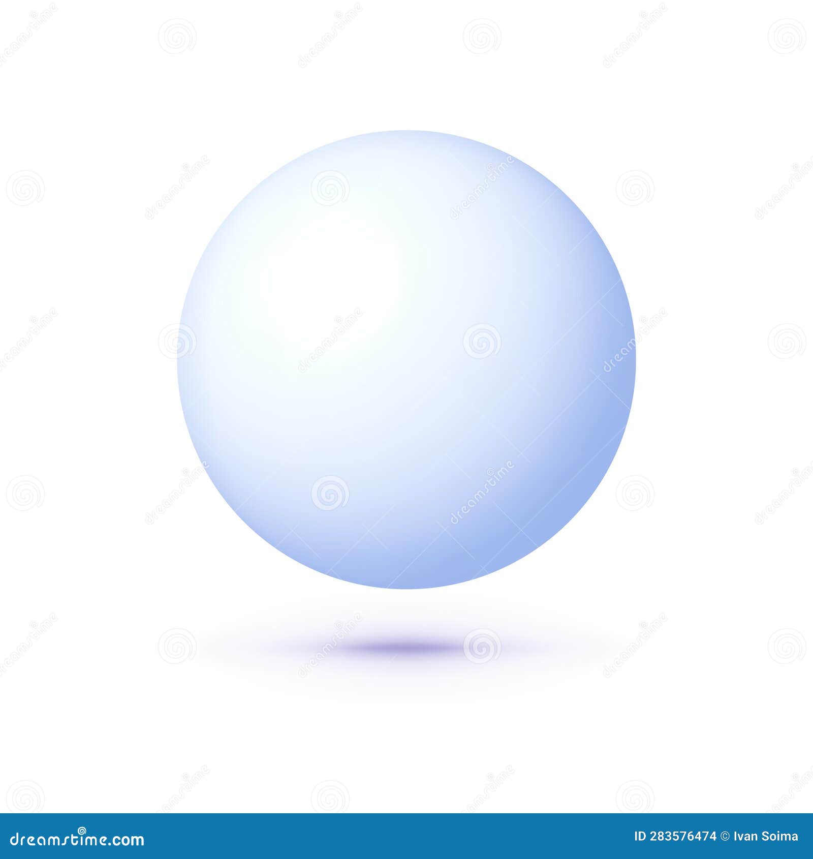 Realistic Ball White for Concept Design. Vector Mockup Illustration ...