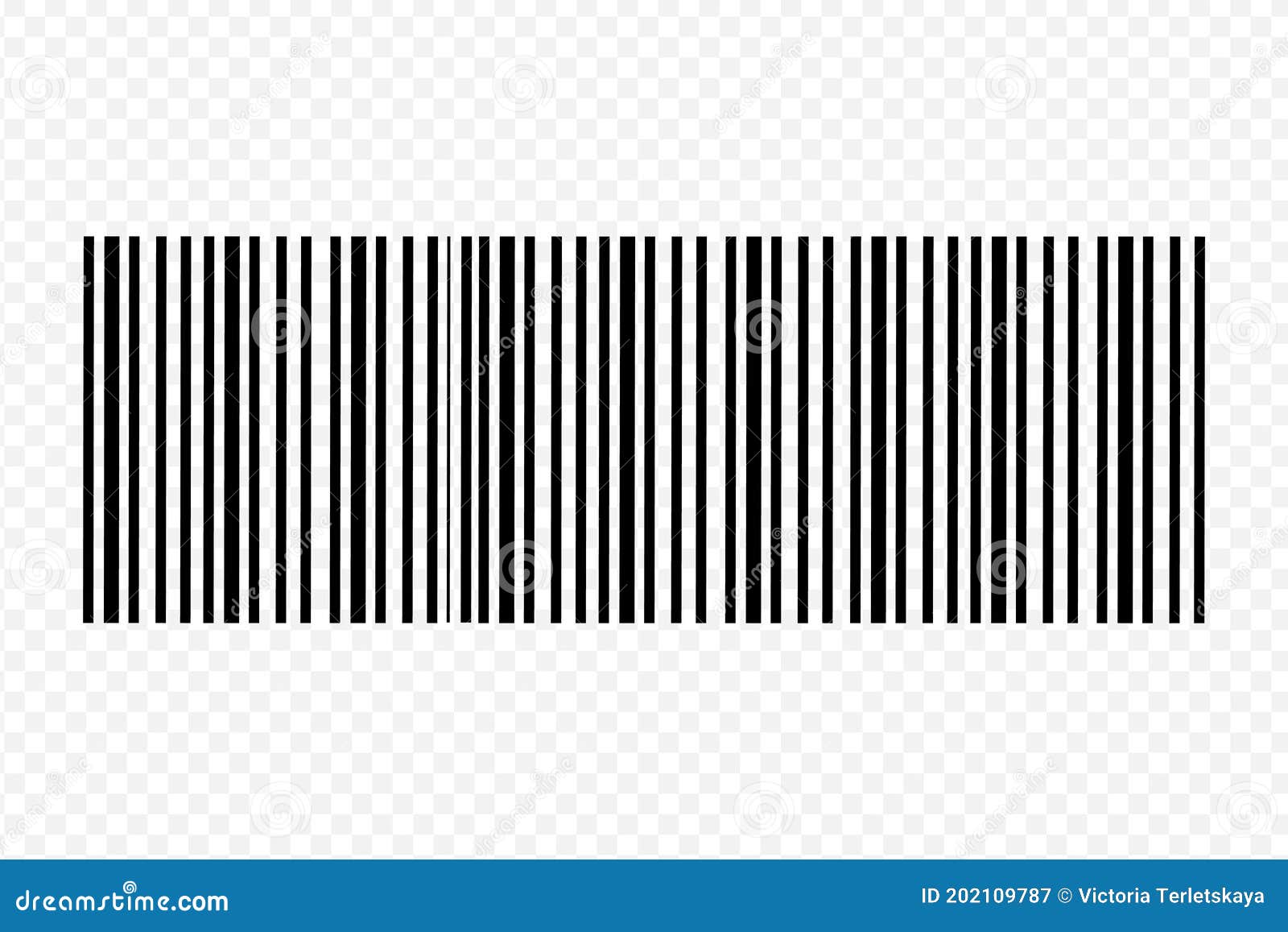 Realistic Bar Code Icon. a Modern Simple Flat Barcode Stock ...