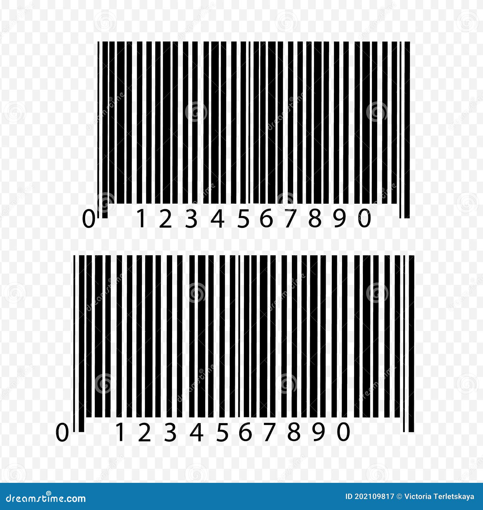 Realistic Bar Code Icon. a Modern Simple Flat Barcode Stock ...