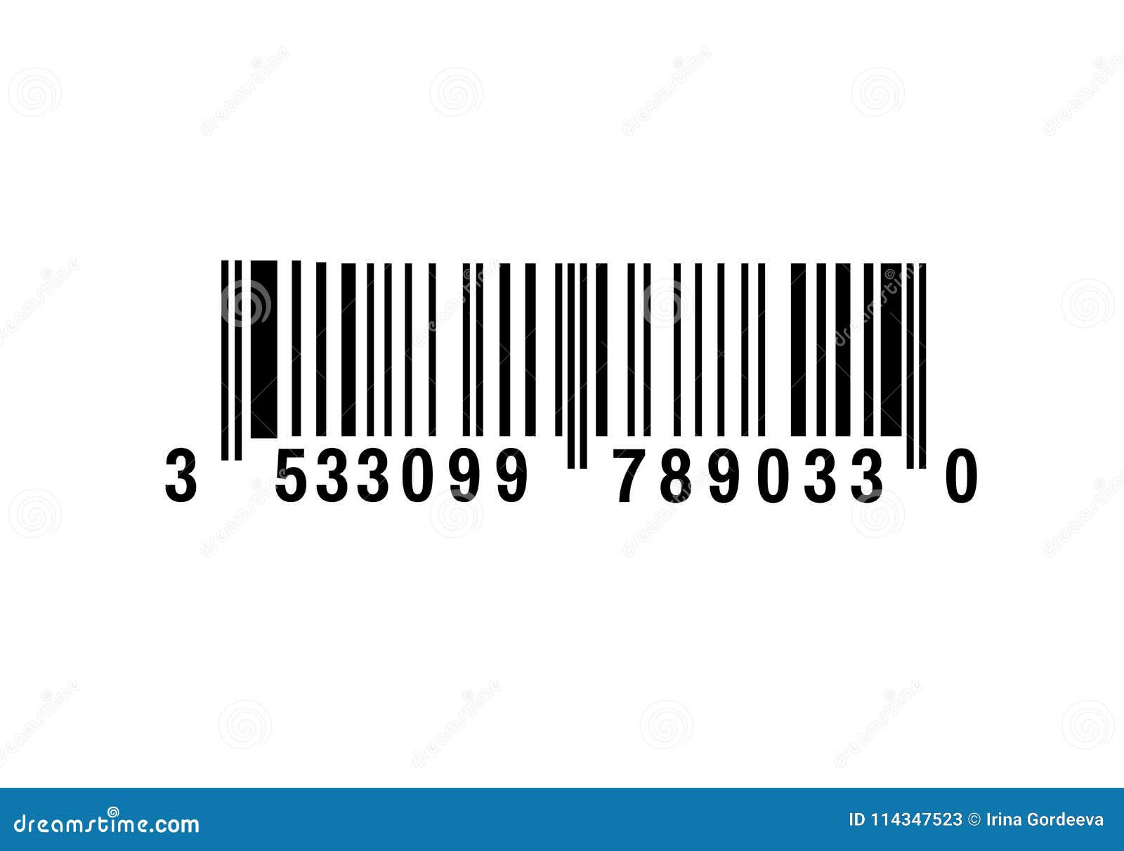 Realistic Bar Code Icon. a Modern Simple Flat Barcode. Marketing, the ...