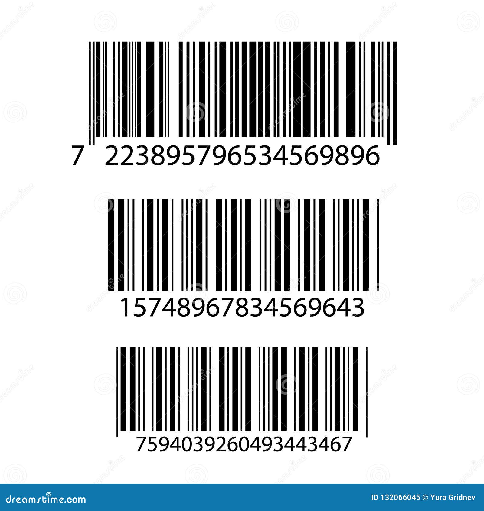 Realistic Bar Code Icon. a Modern Simple Flat Barcode. Marketing, the ...