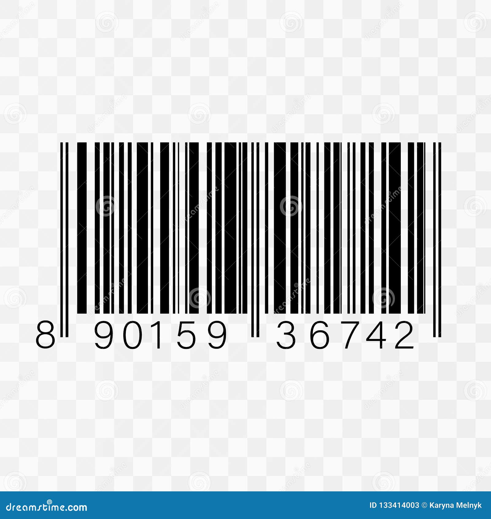 Realistic Barcode Icon Isolated Stock Vector - Illustration of ...
