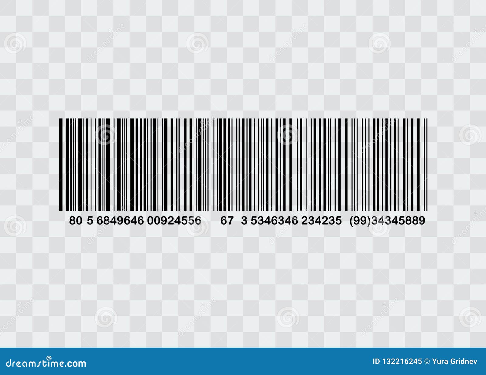 Realistic Bar Code Icon. a Modern Simple Flat Barcode. Marketing, the ...