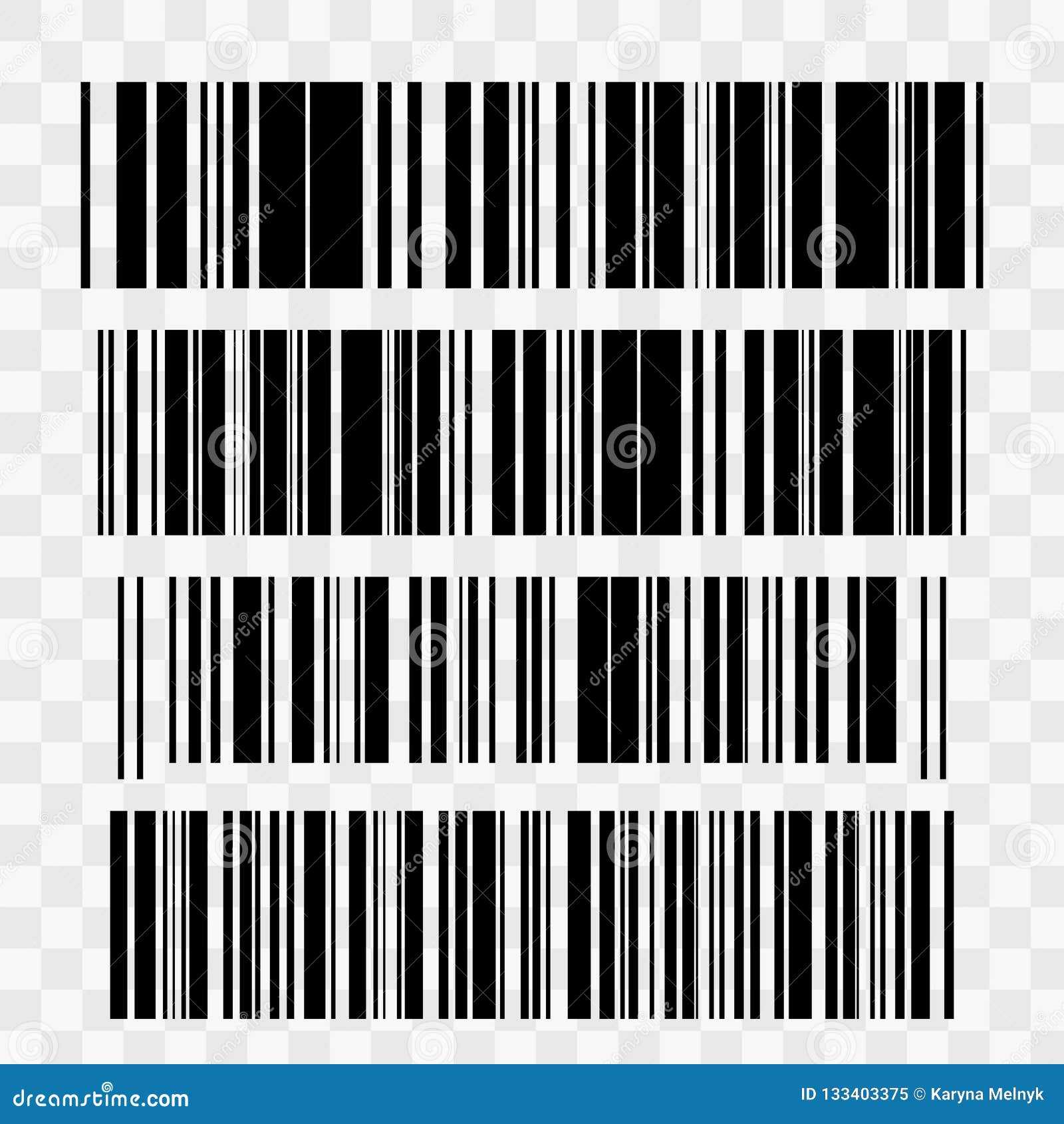 Realistic Barcode Icon Isolated Stock Vector - Illustration of medical ...