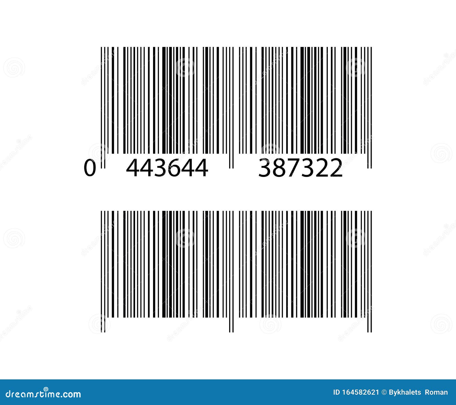 Set Of Realistic Barcode Icons Isolated On Transparent Background. Bar ...