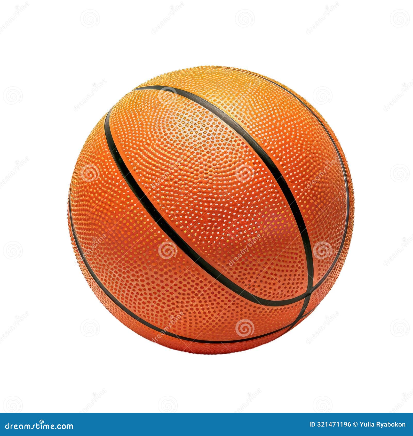 Realistic Basketball on Transparent Background Stock Photo - Image of ...