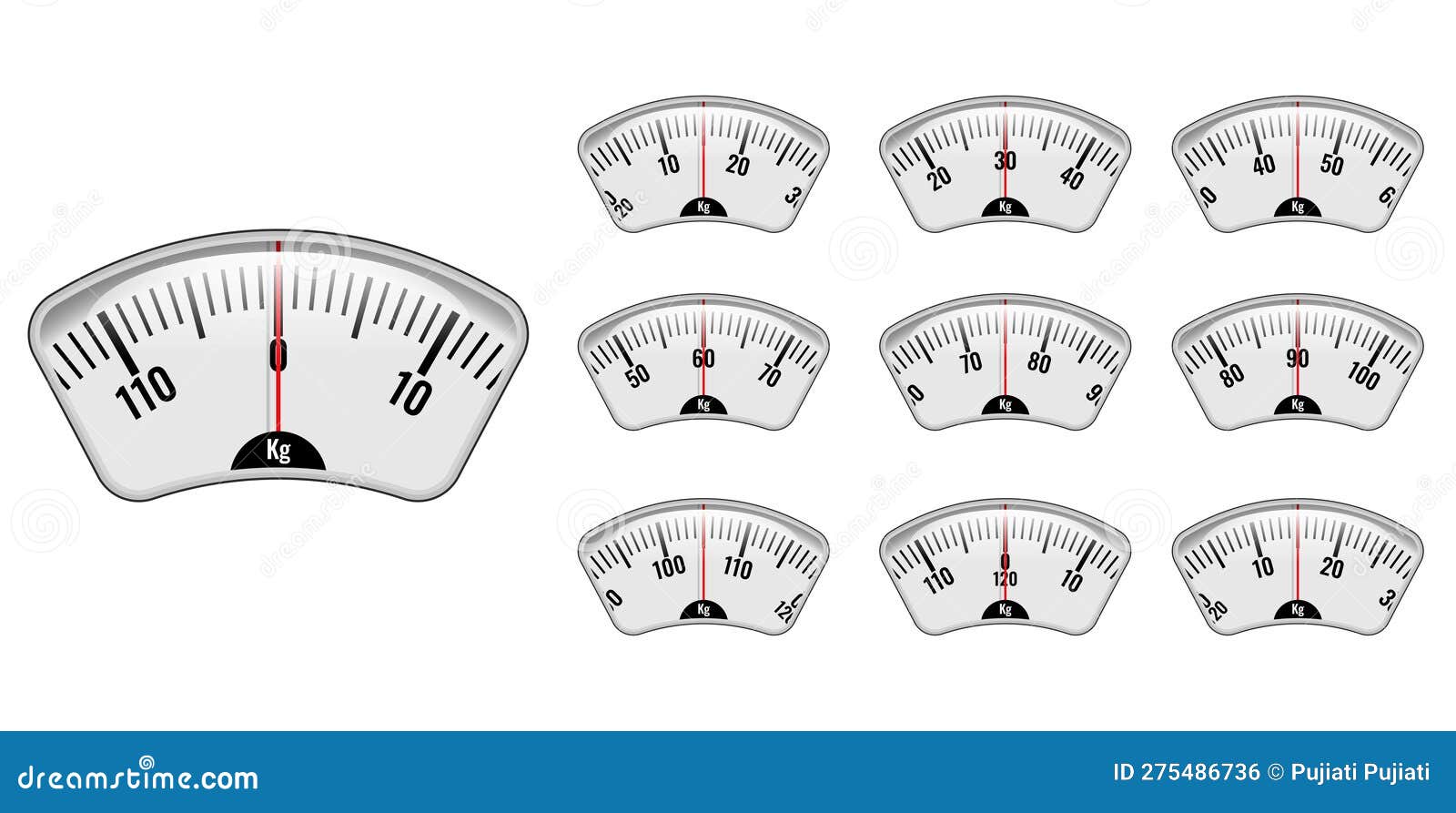 Realistic Bathroom Scale for Weighing Machine Isolated - 3d Illustrator ...
