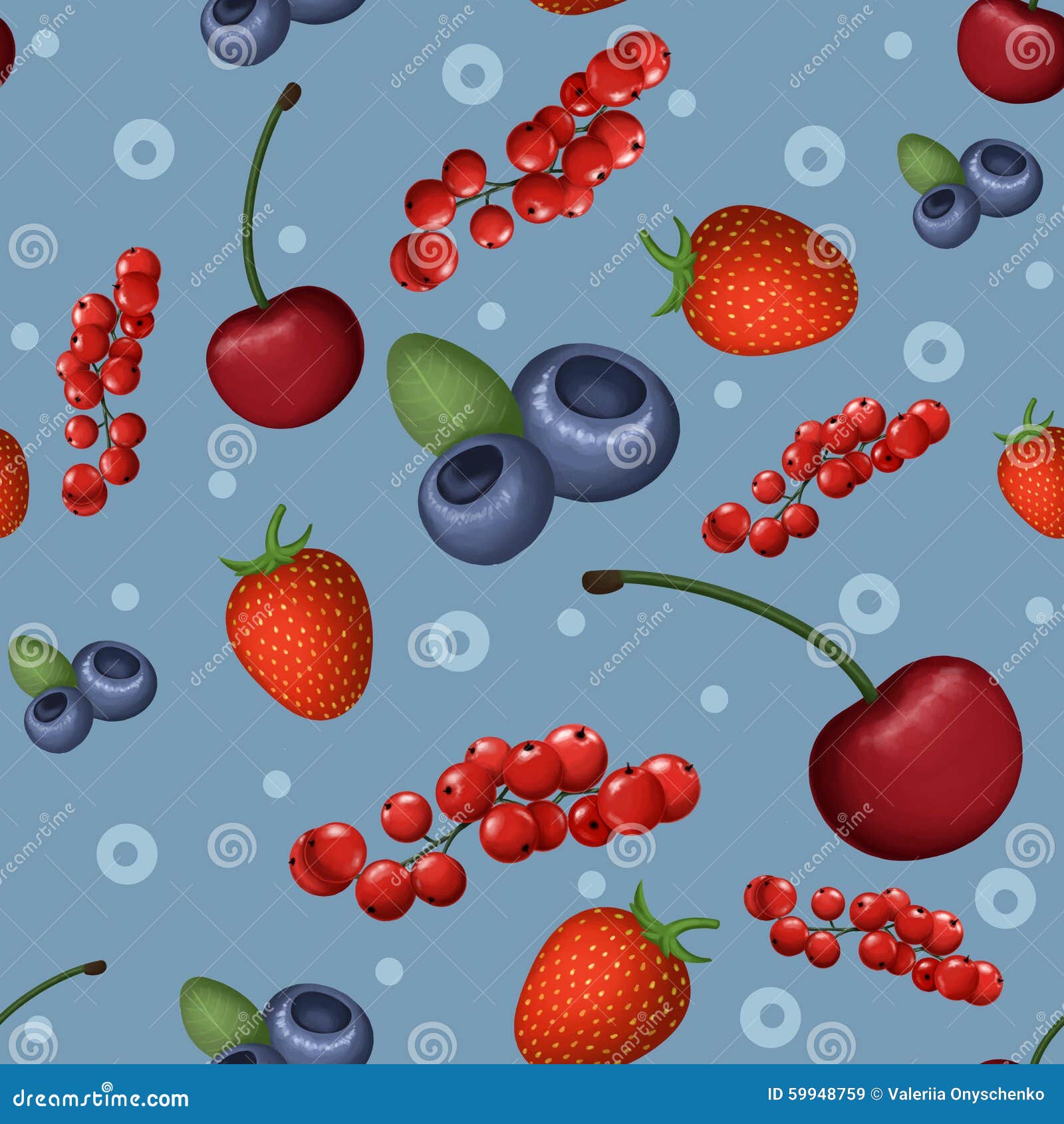 Realistic berry background stock vector. Illustration of design - 59948759